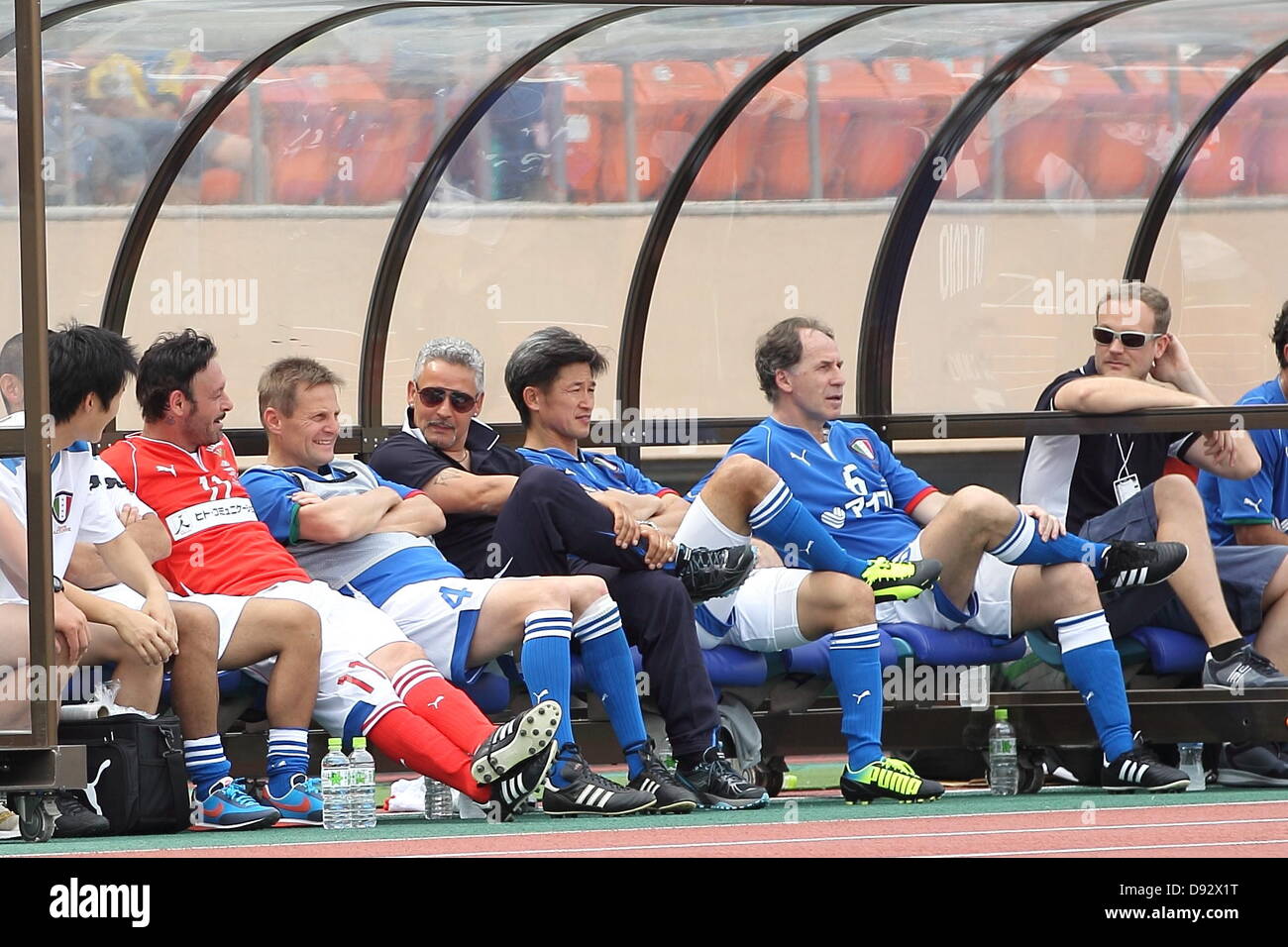 (L-R) Salvatore Schillaci, Angelo Colombo, Roberto Baggio (ITA ...