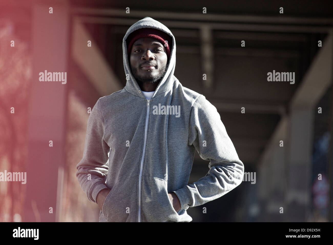 Person standing on a bridge hi-res stock photography and images - Alamy