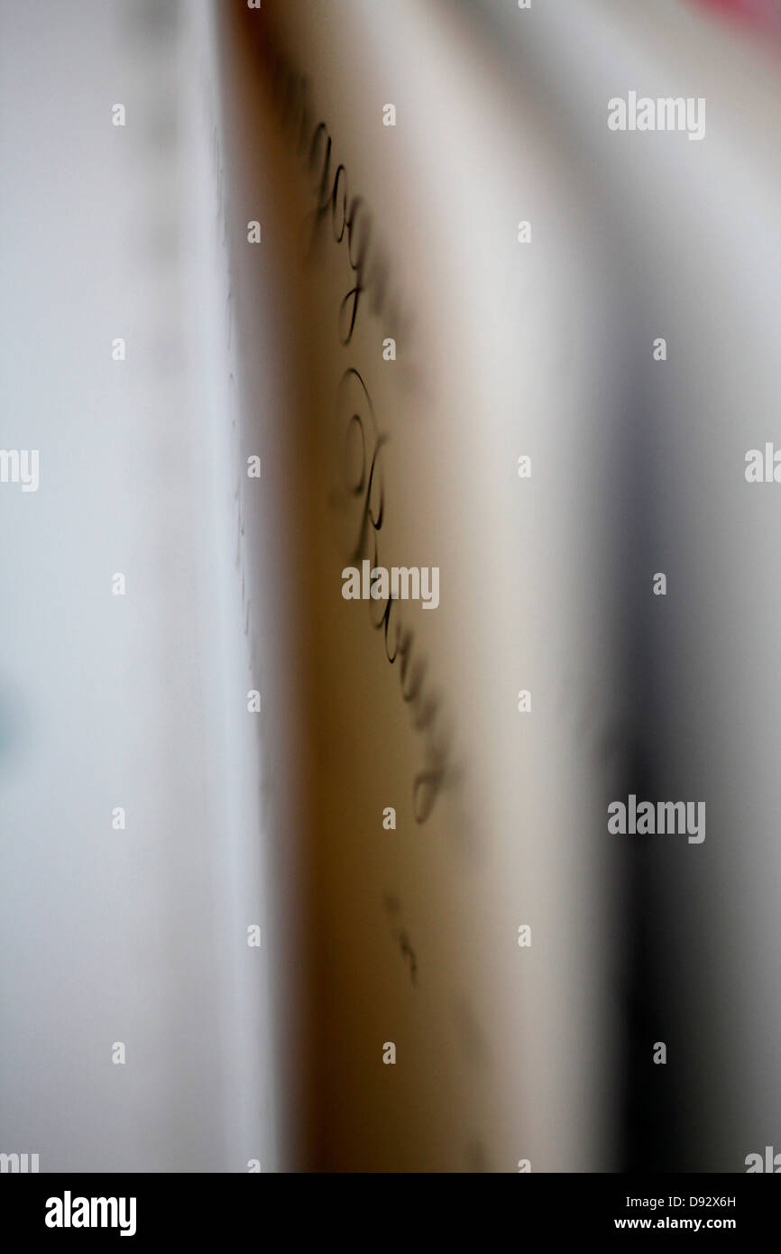 Calligraphy ideas hi-res stock photography and images - Alamy