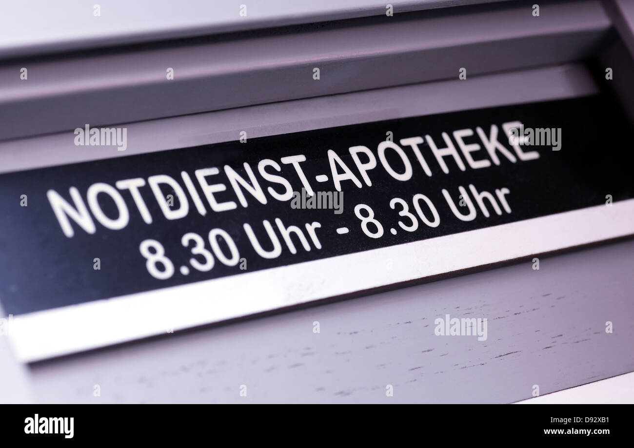 German pharmacy hi-res stock photography and images - Alamy