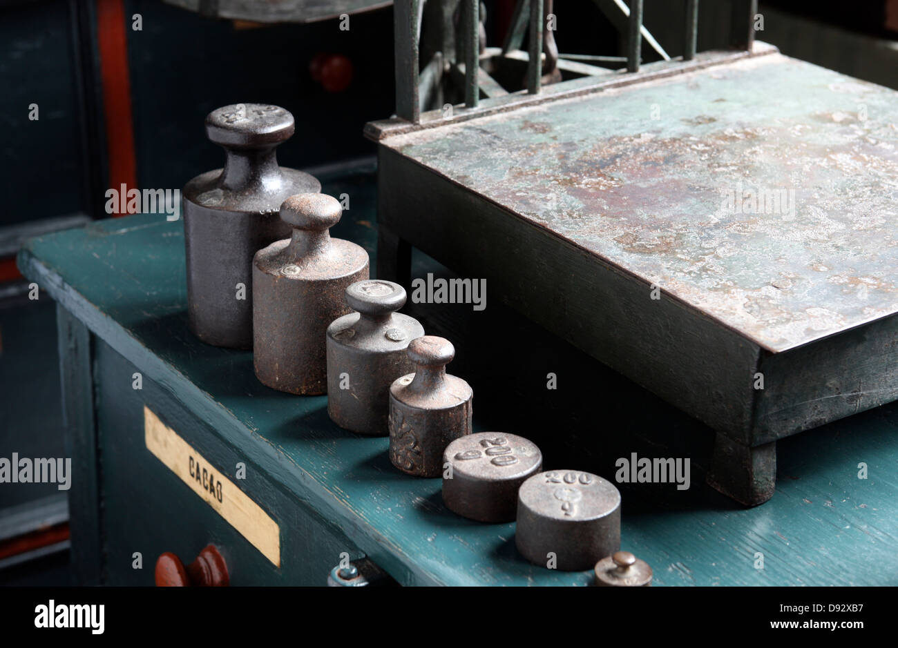 Old fashioned scales hi-res stock photography and images - Alamy