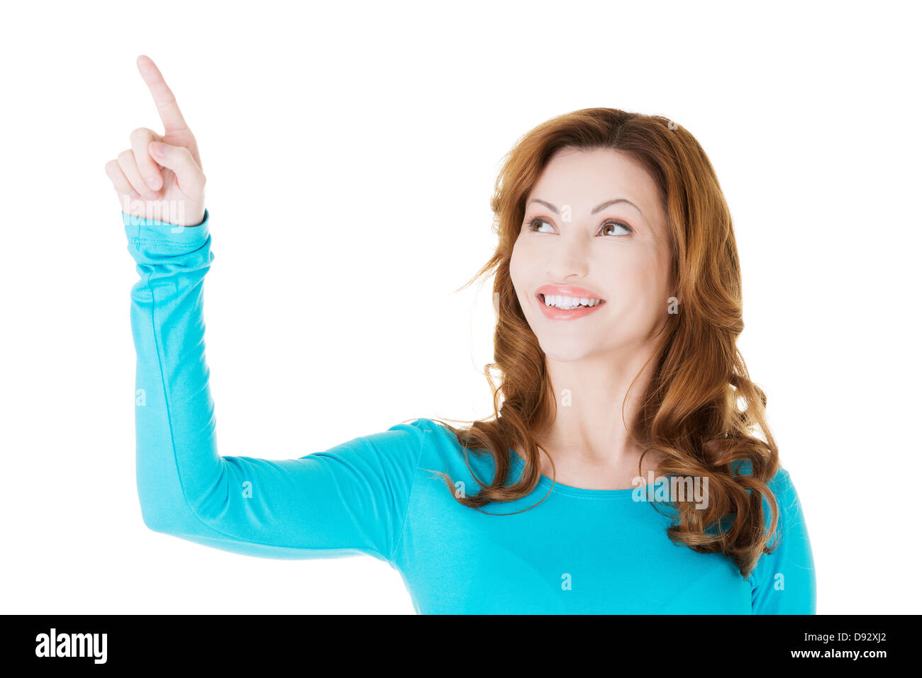 Beautiful woman making choose hi-res stock photography and images - Alamy