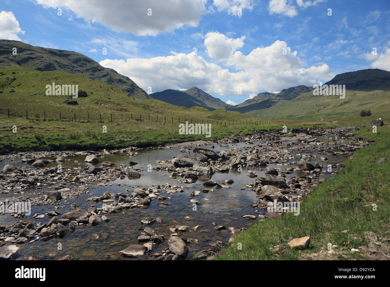 River running through hills hi-res stock photography and images - Alamy
