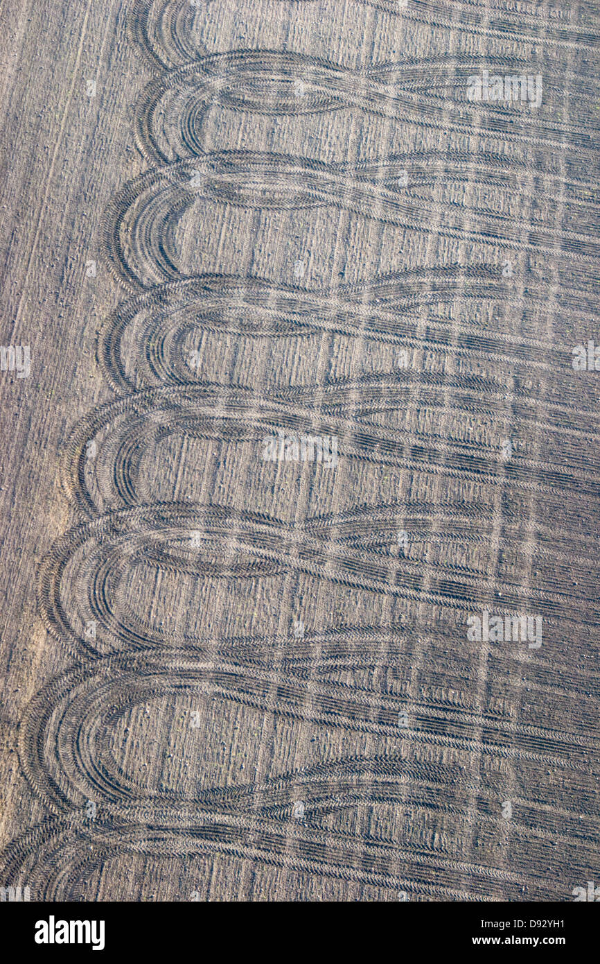 Aerial photography of a field, Sweden Stock Photo - Alamy