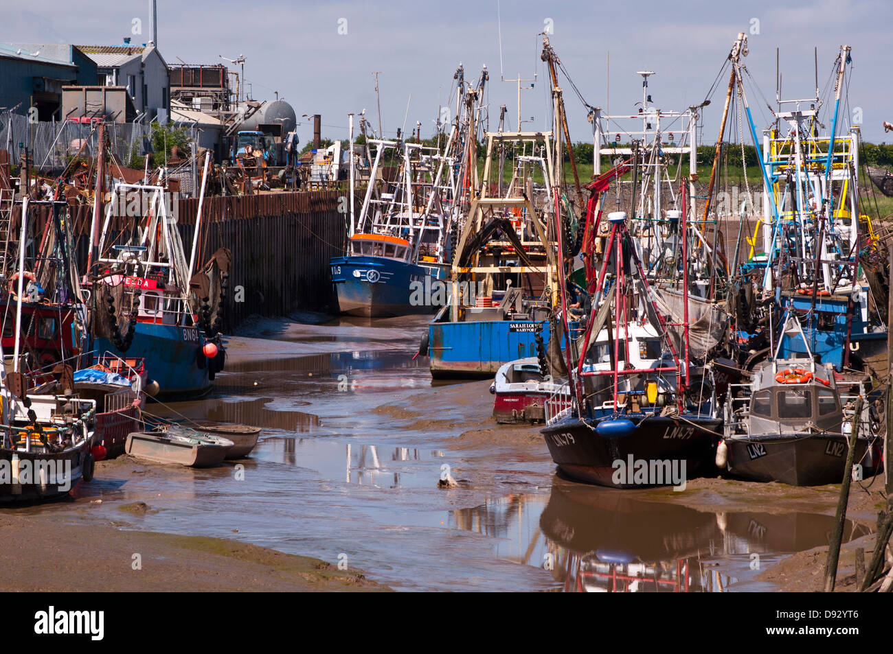 Shell fishing boats Fisher Fleet Kings Lynn Stock Photo - Alamy