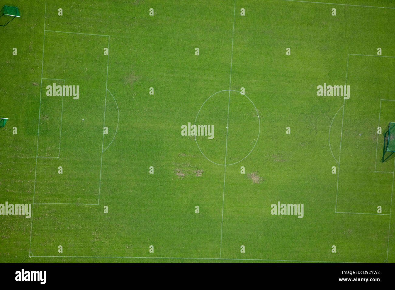 Aerial view of a football field, Sweden Stock Photo - Alamy