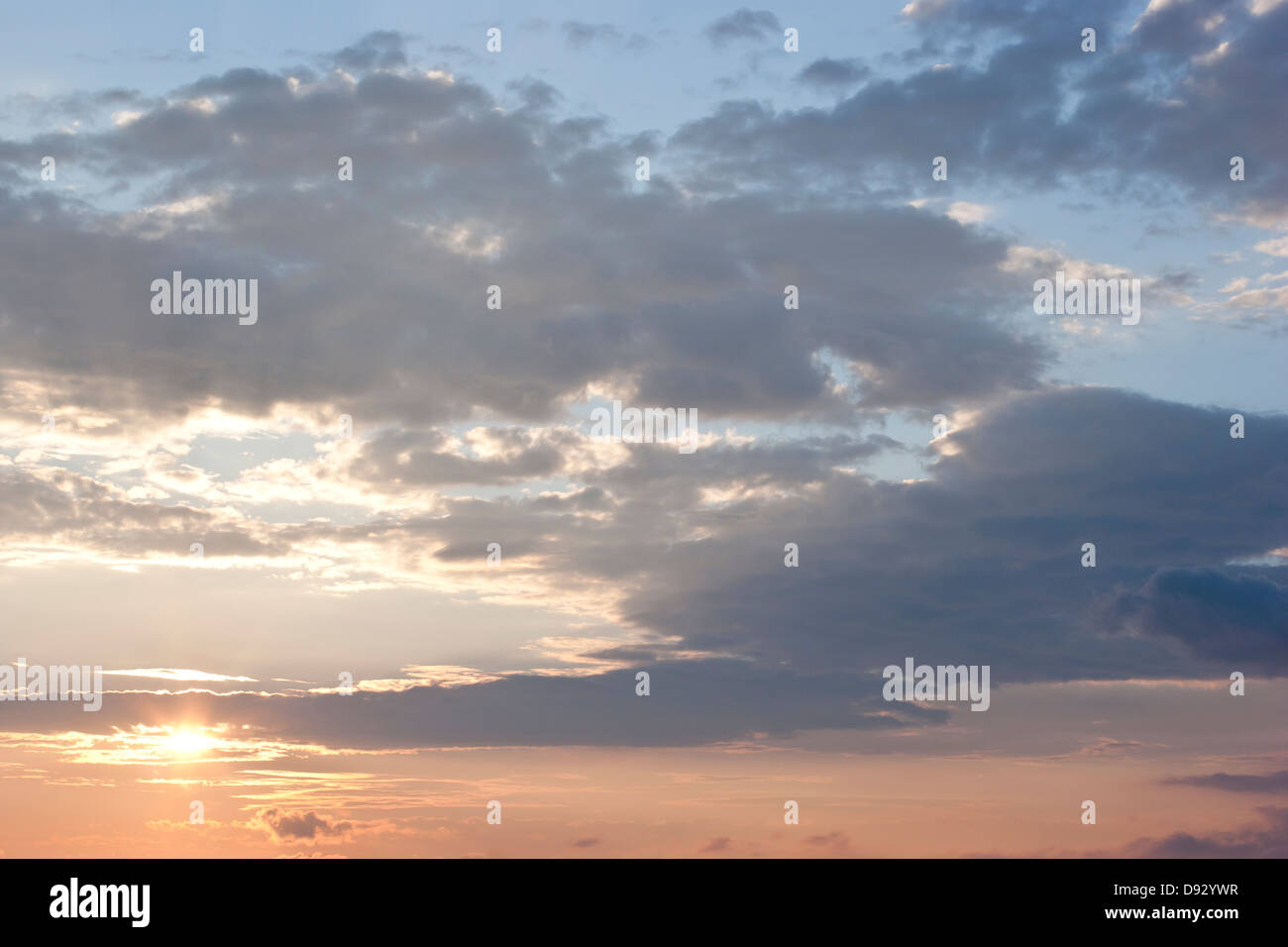 Clouds at sunset Stock Photo - Alamy