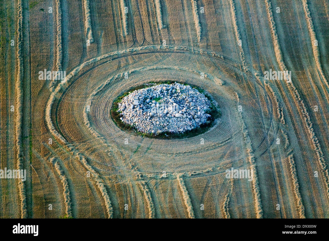 Aerial photography of a field, Sweden Stock Photo - Alamy