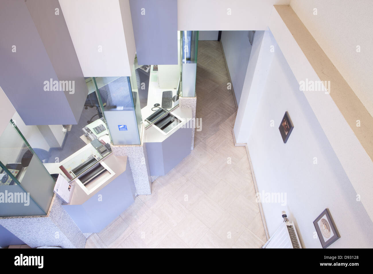 Inside bank counter hi-res stock photography and images - Alamy