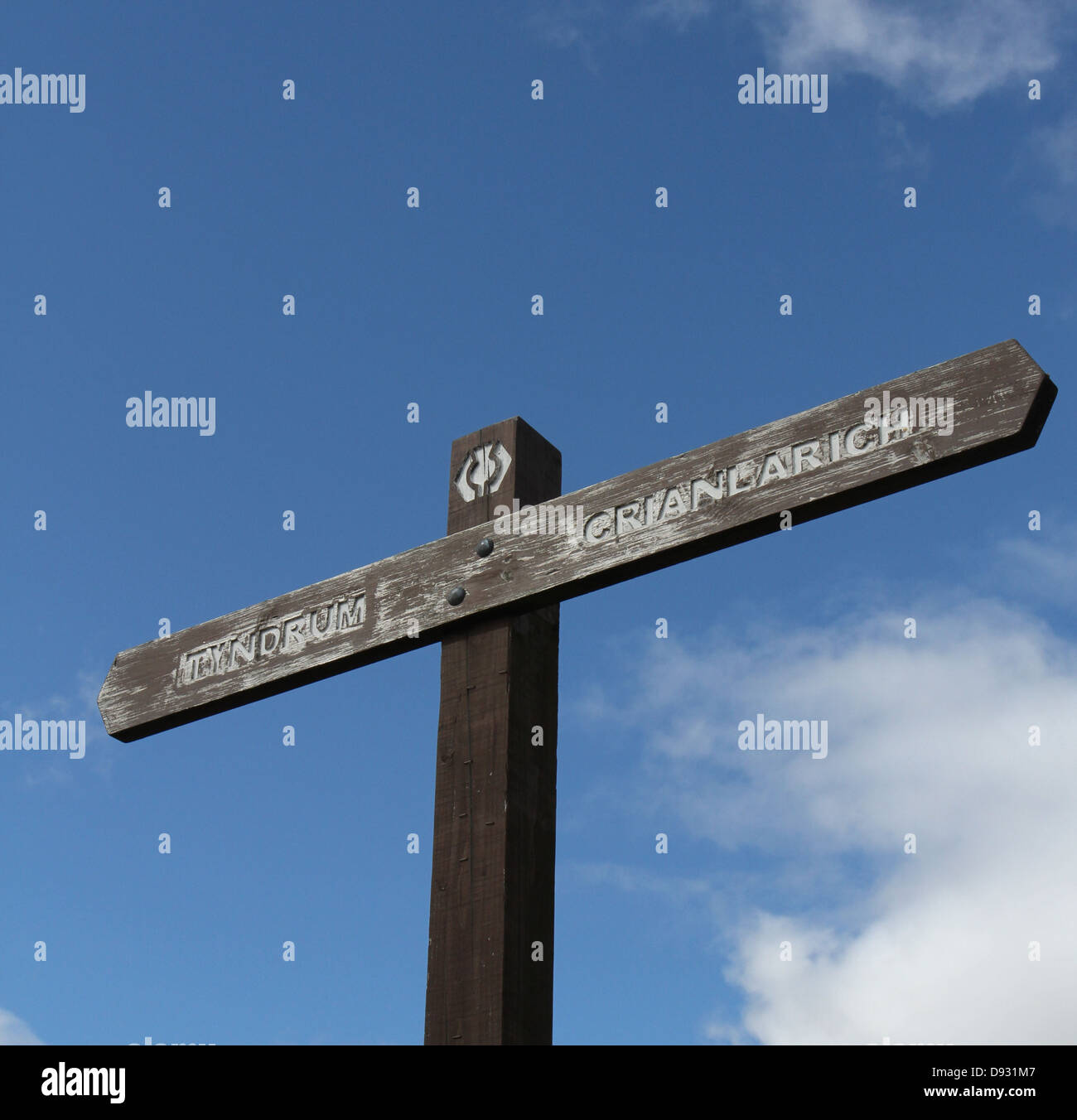 West highland way sign hi-res stock photography and images - Alamy