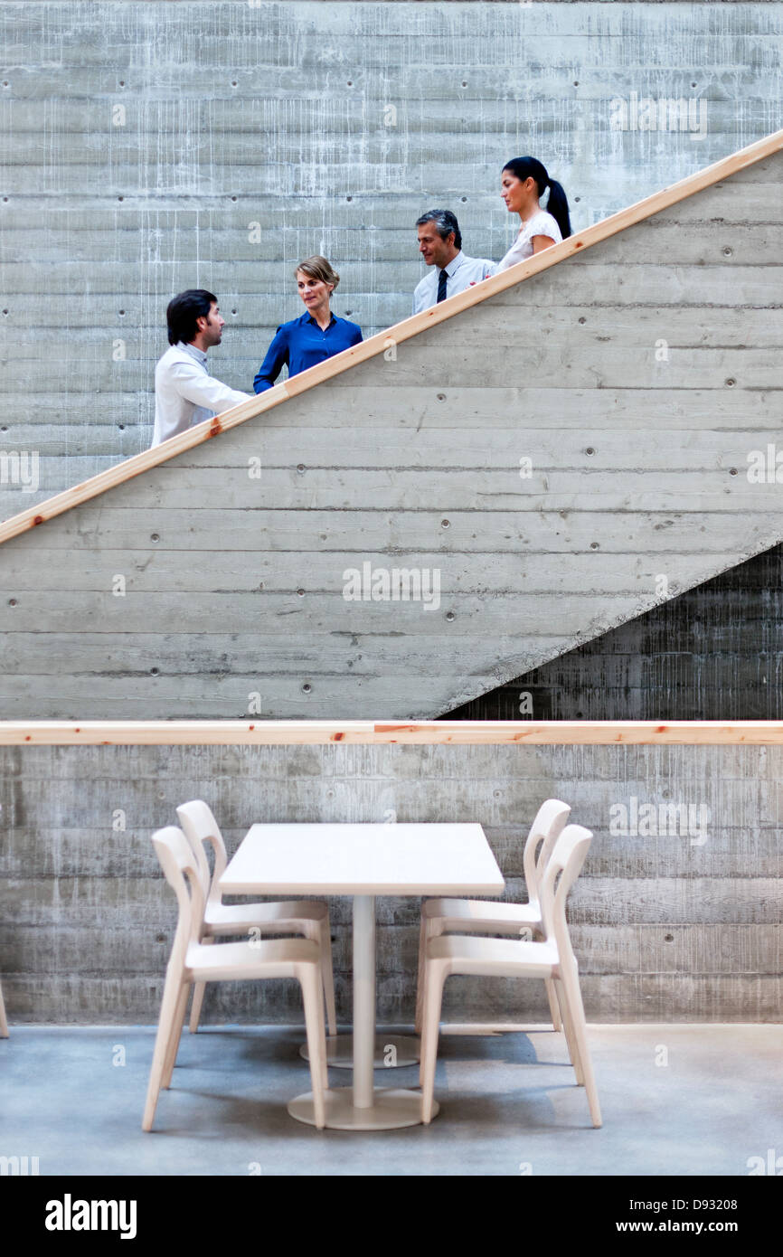 Chair up stairs hi-res stock photography and images - Alamy