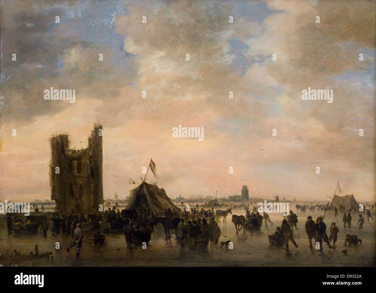 van Ruysdael La marine d'or - The gold navy XVII Century Paris - Louvre ...