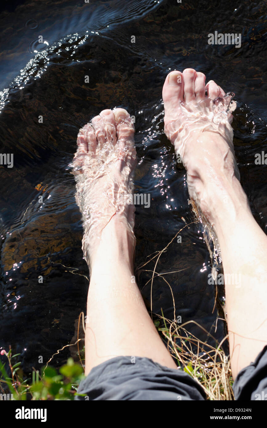 Only foot hi-res stock photography and images - Alamy