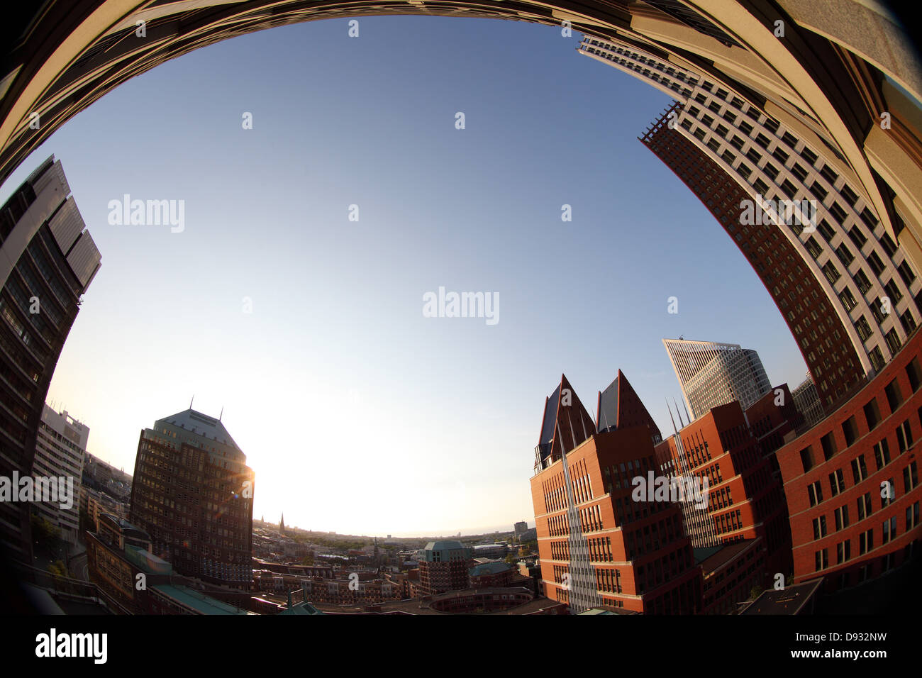 Wide shot high rise buildings hi-res stock photography and images - Alamy
