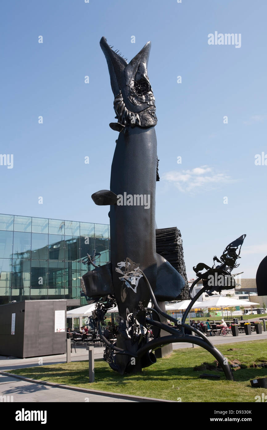 Large pike statue hi-res stock photography and images - Alamy