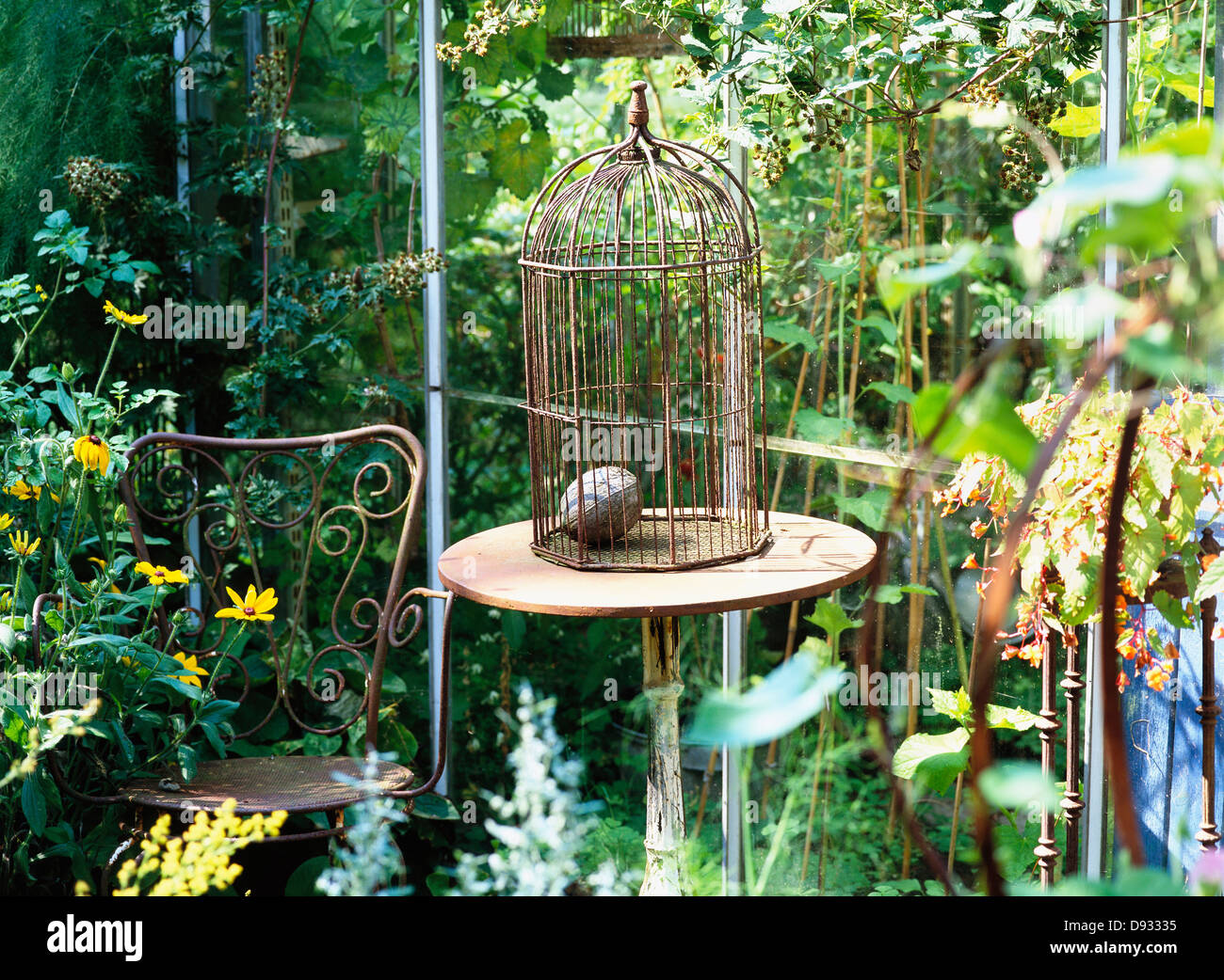 A garden, Sweden Stock Photo - Alamy