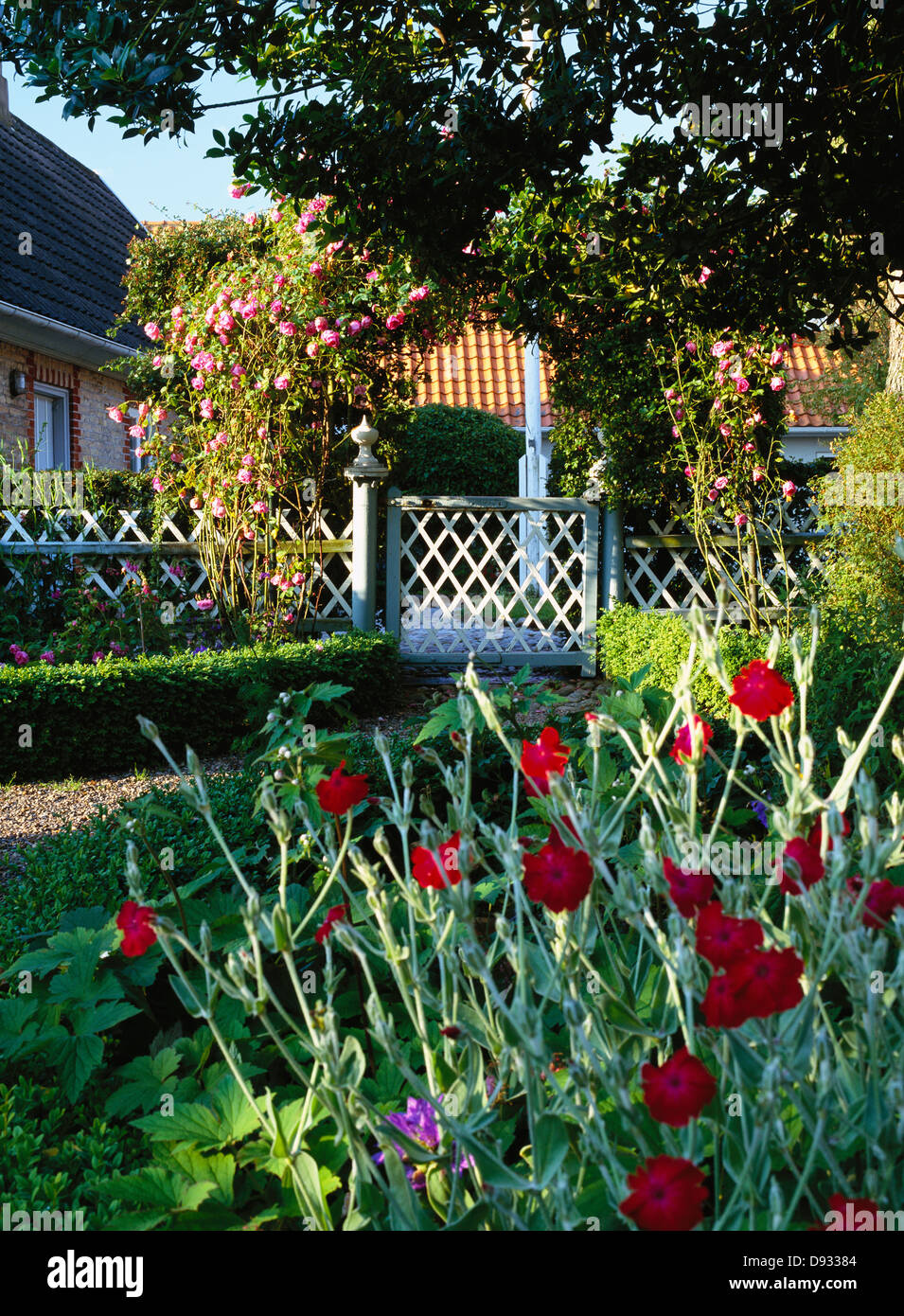 A garden in Skane, Sweden Stock Photo - Alamy