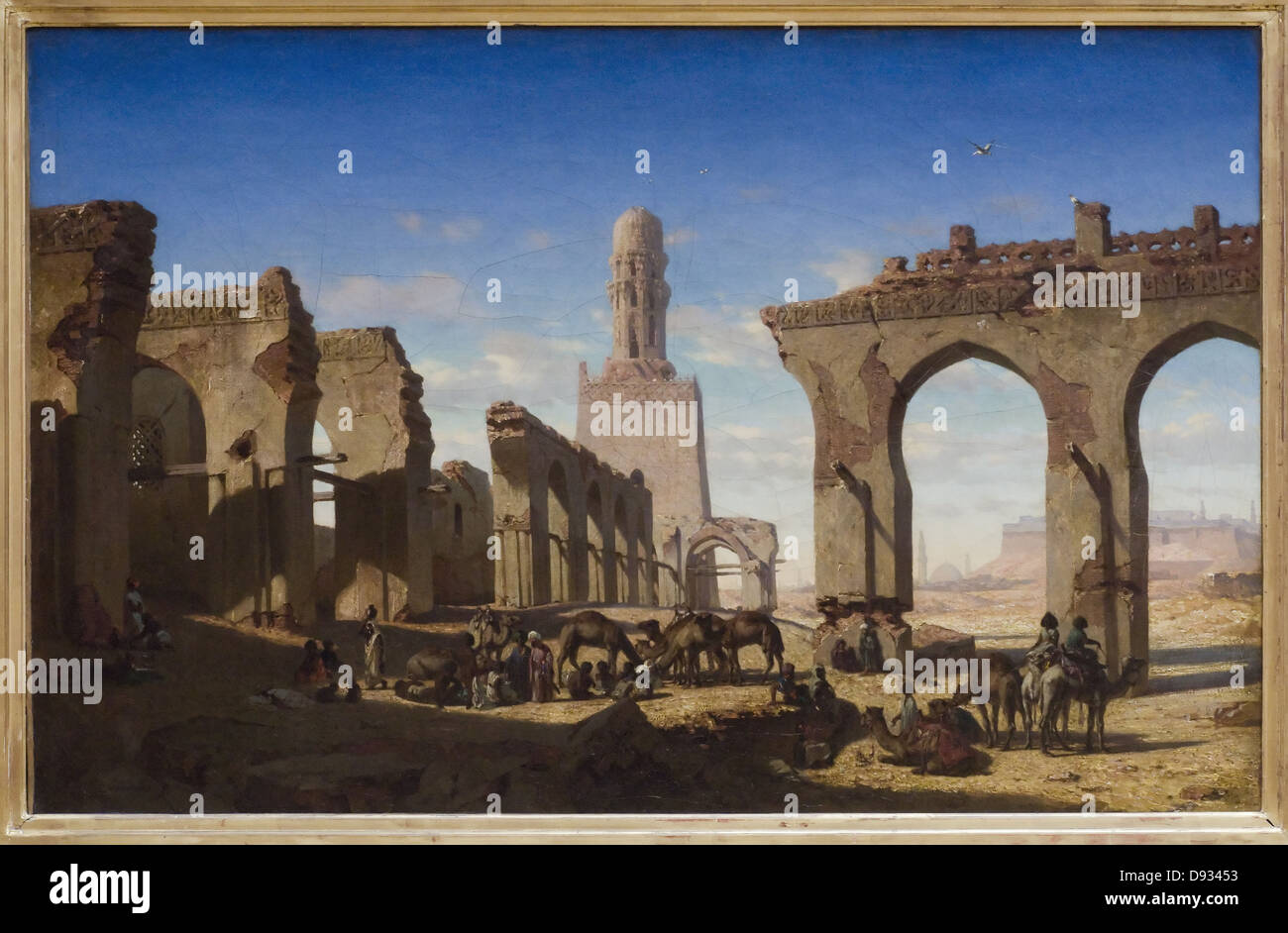 Prosper Marilhat Ruines de la Mosquée du khalife Hakem au Caire - Ruins ...