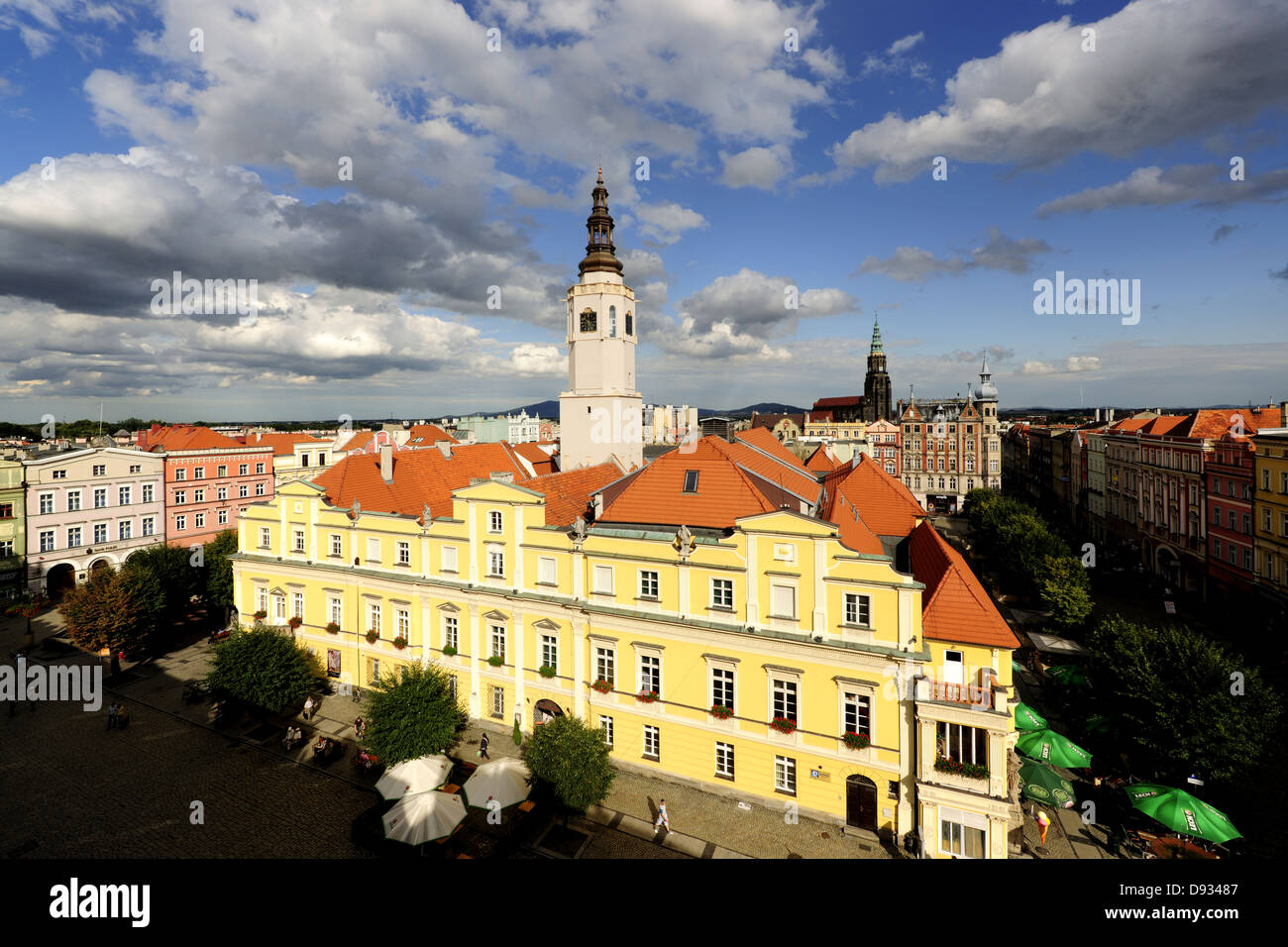 Swidnica, dolnoslaskie, landscape, market, old, ratusz, rynek, silesia ...