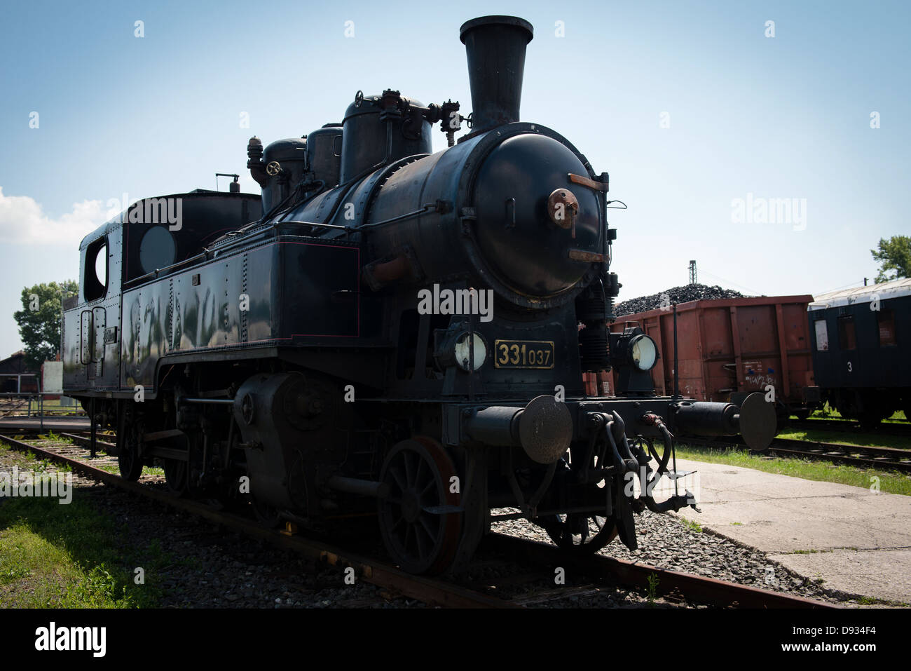 Vintage steam locomotive hi-res stock photography and images - Alamy