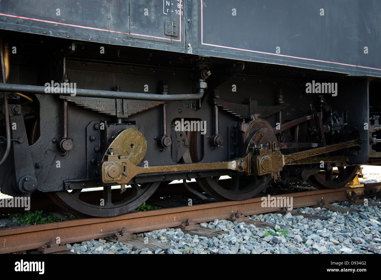 Detail of train wheels hi-res stock photography and images - Alamy