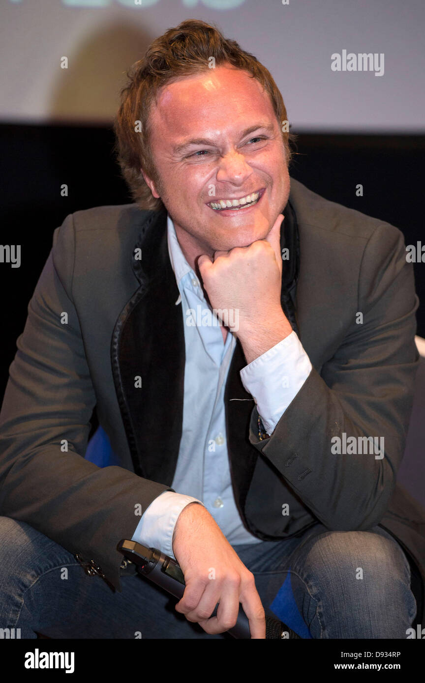 Neuss, Germany. June 8th, 2013. American actor David Anders during a ...