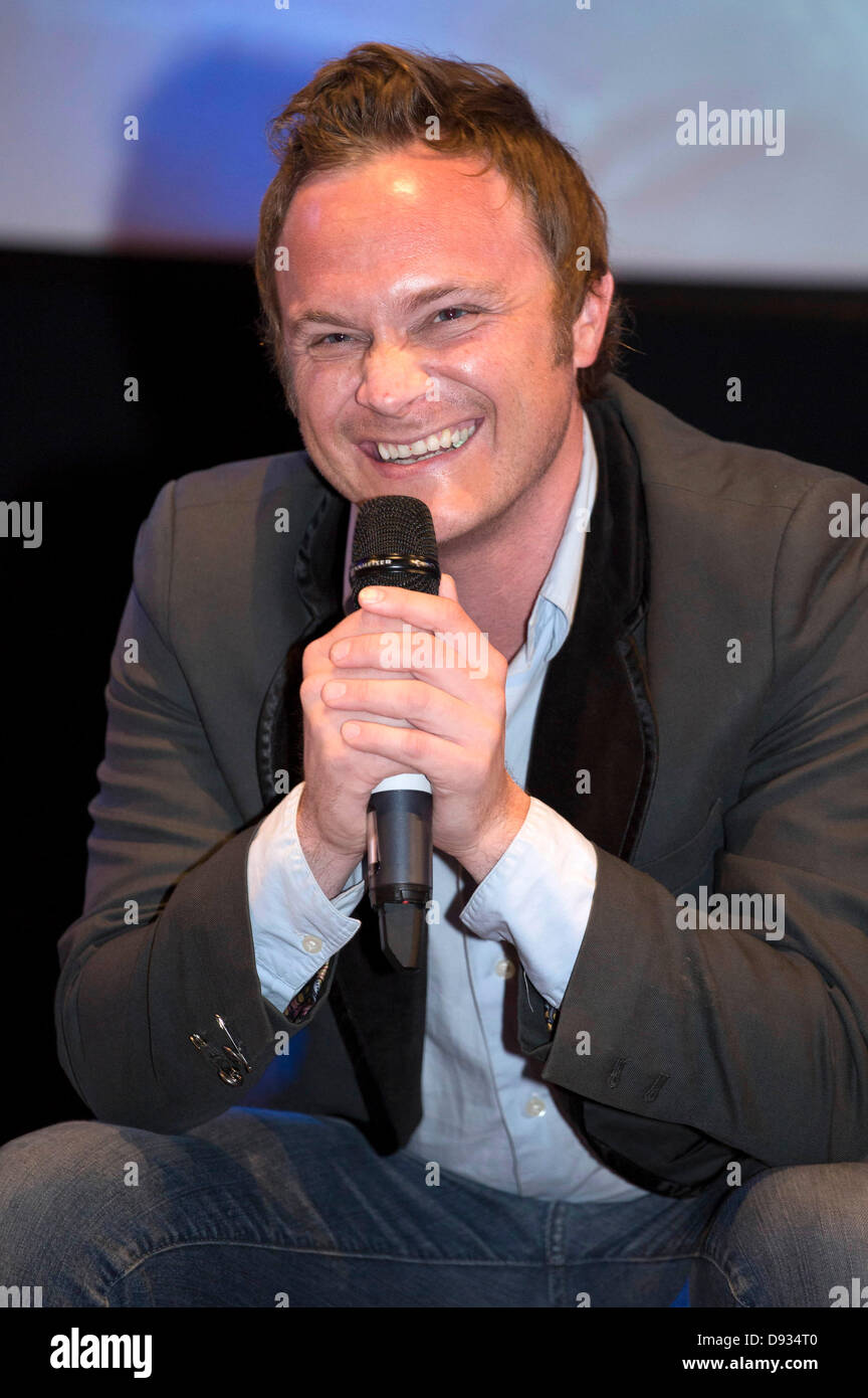Neuss, Germany. June 8th, 2013. American actor David Anders during a ...
