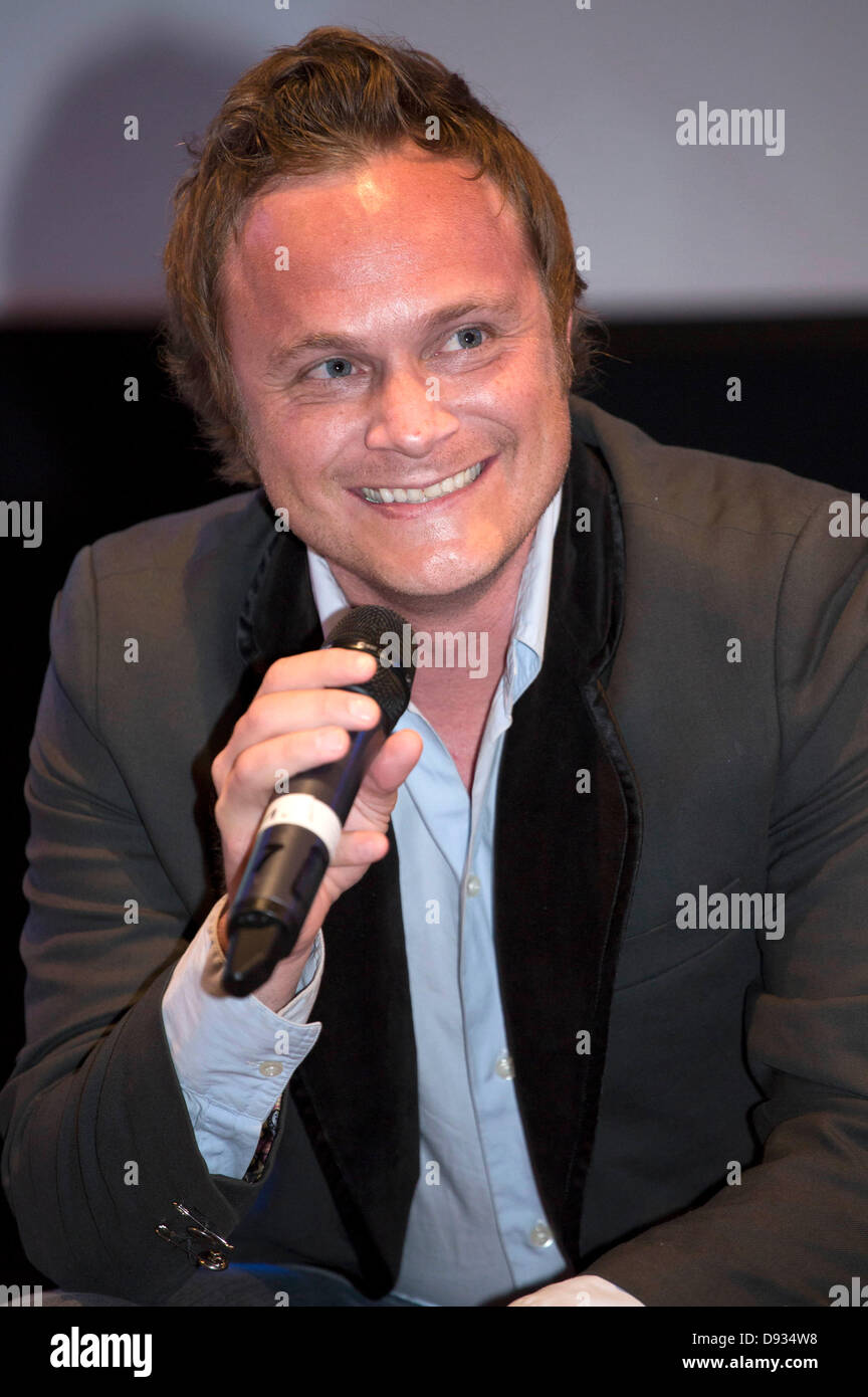 Neuss, Germany. June 8th, 2013. American actor David Anders during a ...