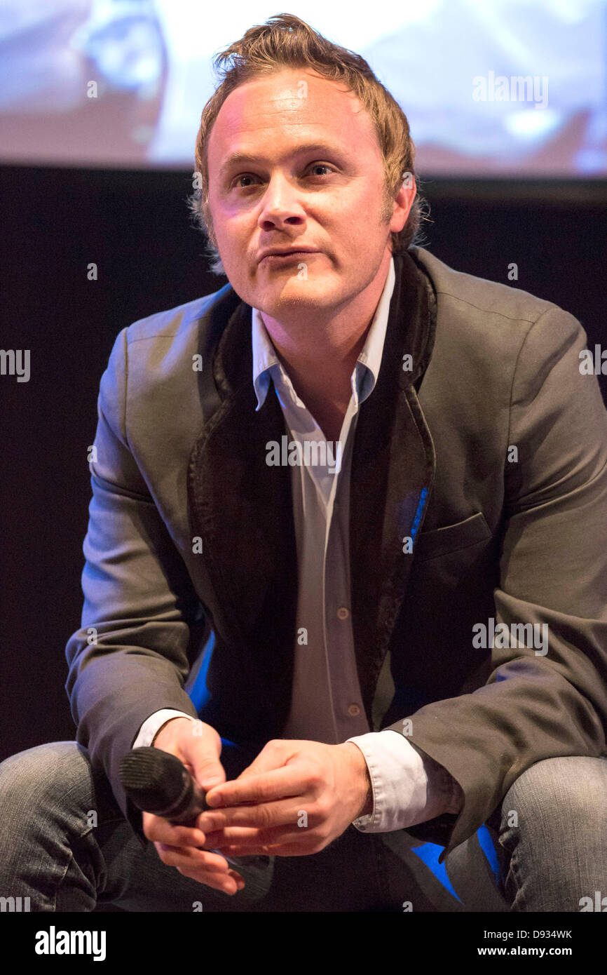 Neuss, Germany. June 8th, 2013. American actor David Anders during a ...
