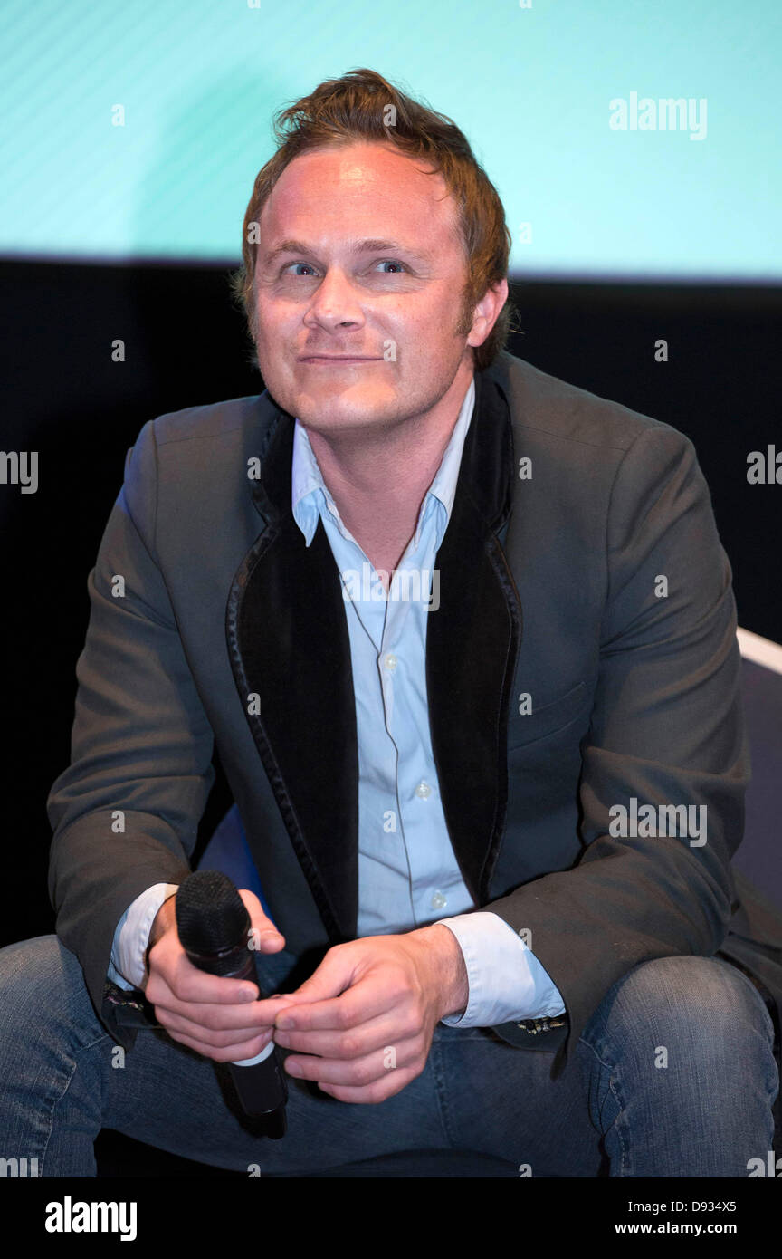 Neuss, Germany. June 8th, 2013. American actor David Anders during a ...