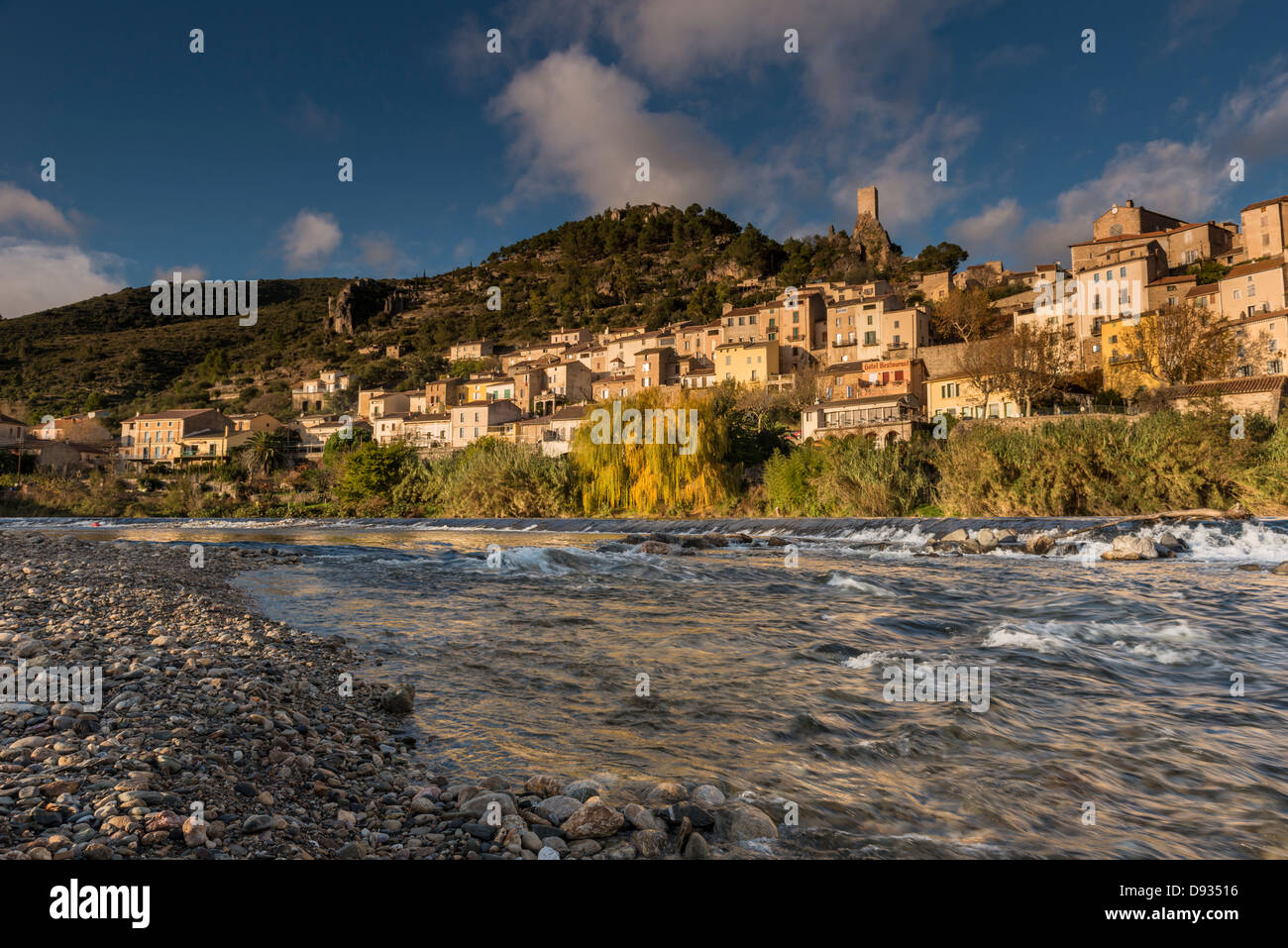 France herault roquebrun village orb hi-res stock photography and images - Alamy