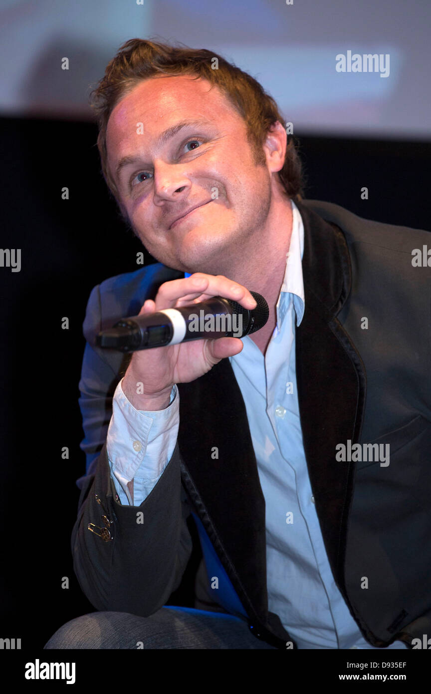 Neuss, Germany. June 8th, 2013. American actor David Anders during a ...