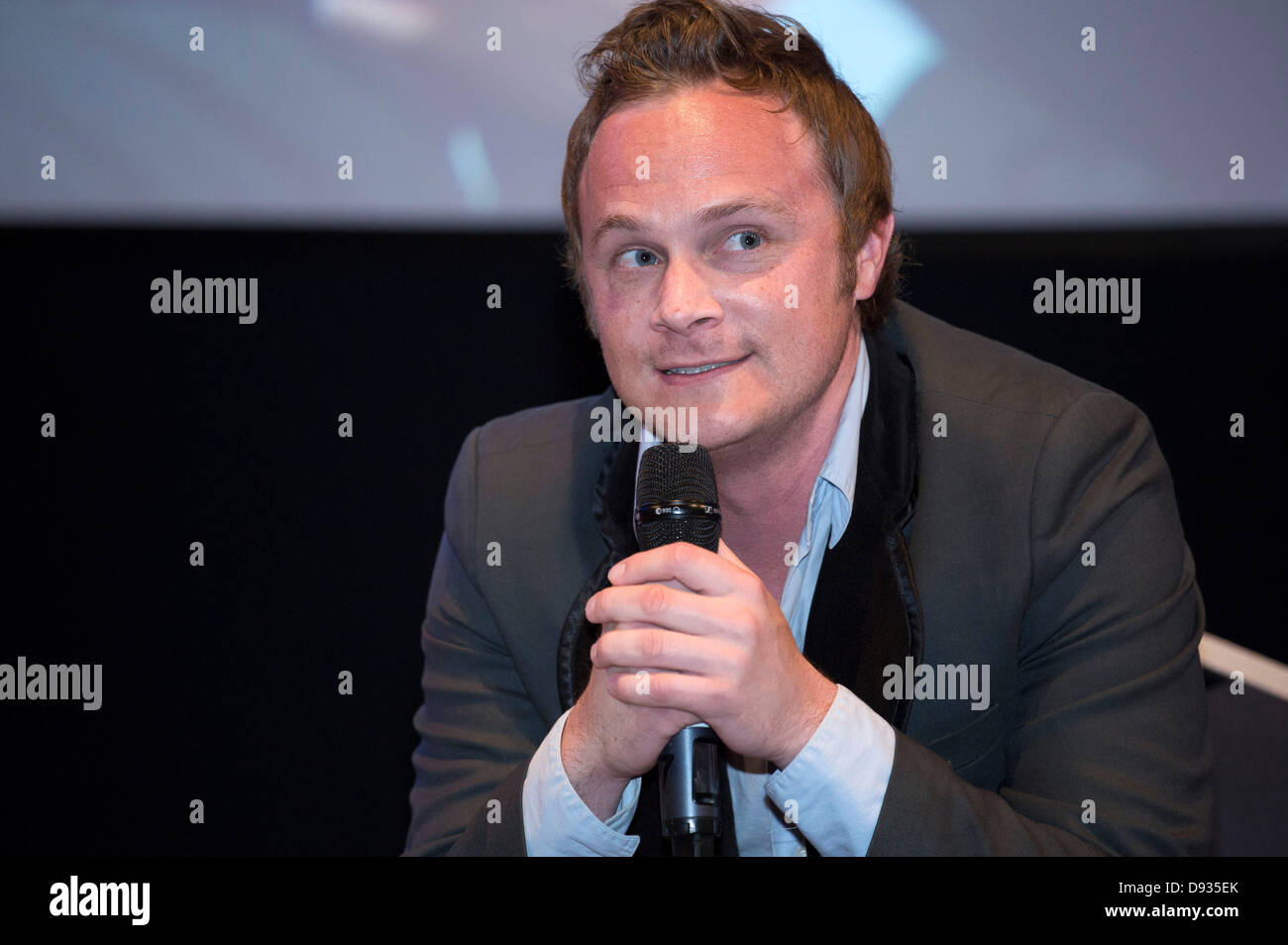 Neuss, Germany. June 8th, 2013. American actor David Anders during a ...