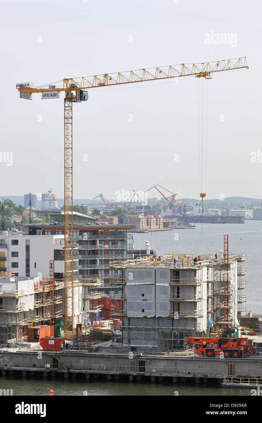 Buildings under construction, Gothenburg, Sweden Stock Photo - Alamy