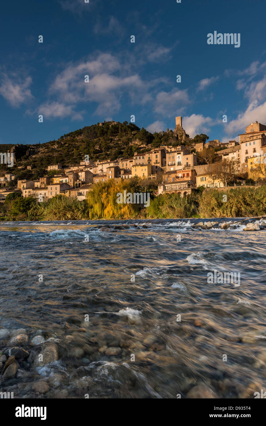 France herault roquebrun village orb hi-res stock photography and ...