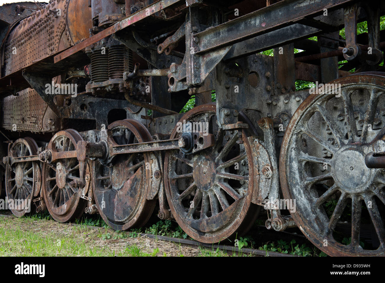 Locomotive wheels hi-res stock photography and images - Alamy