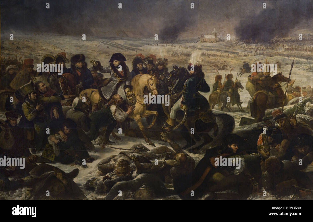 Baron Antoine-Jean Gros Napoléon sur le champs de bataille d'Eylau (9 ...