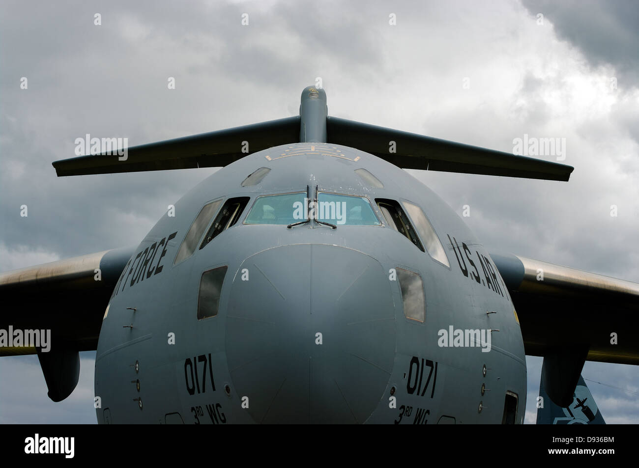 Boeing C-17 Globemaster transport aircraft. This airplane, part of the ...
