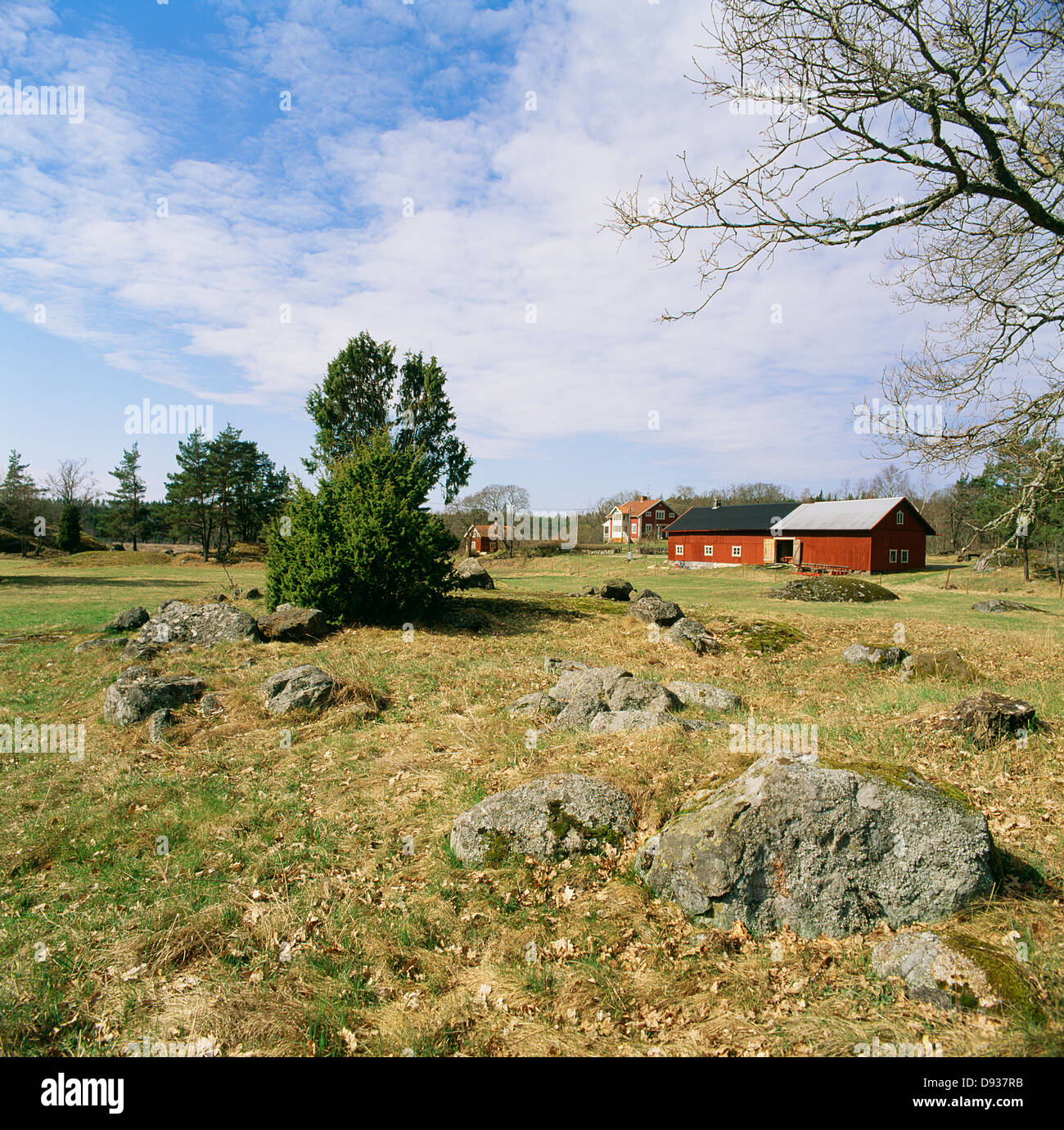 Barn landscape hi-res stock photography and images - Alamy