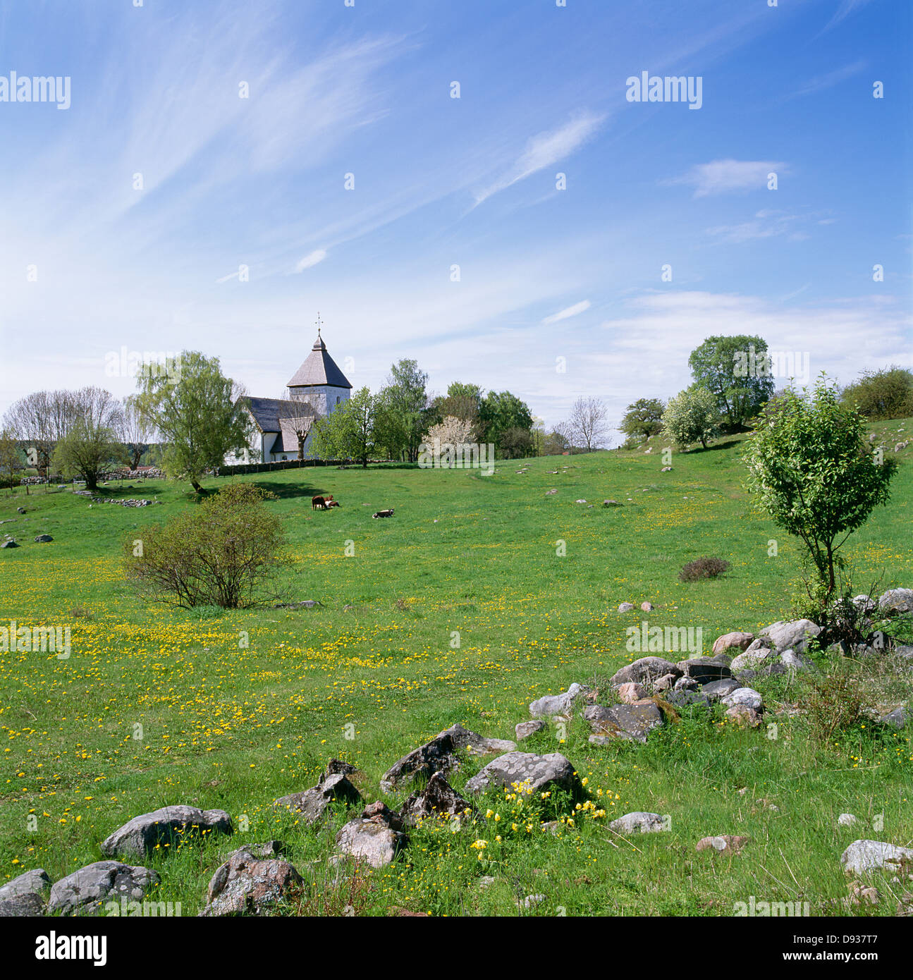 Church landscape view hi-res stock photography and images - Alamy
