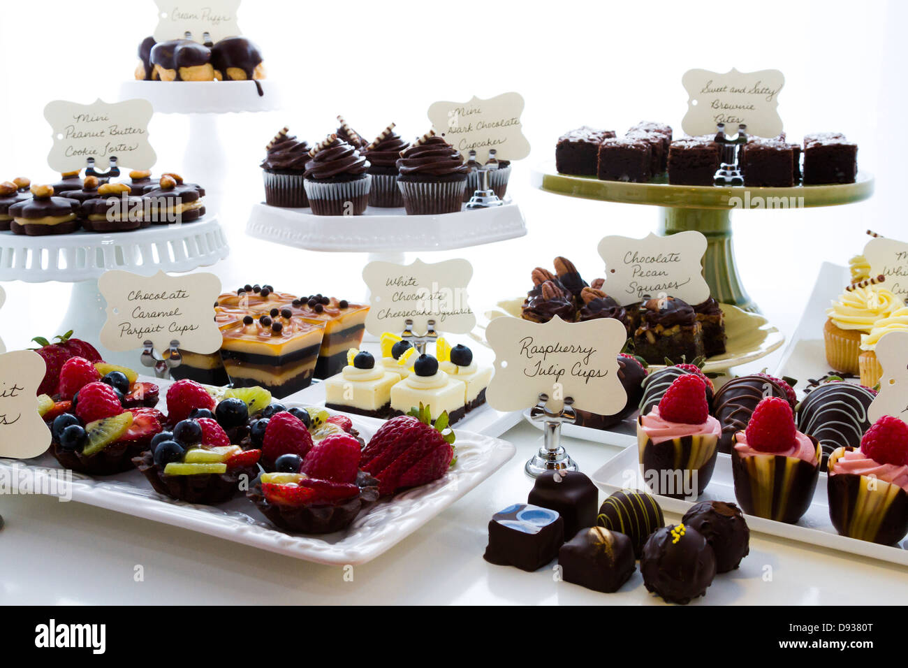 Miniature cream puffs hi-res stock photography and images - Alamy