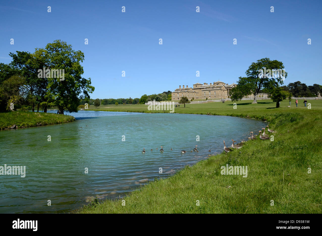 Holkham Hall in north Norfolk, England Stock Photo - Alamy