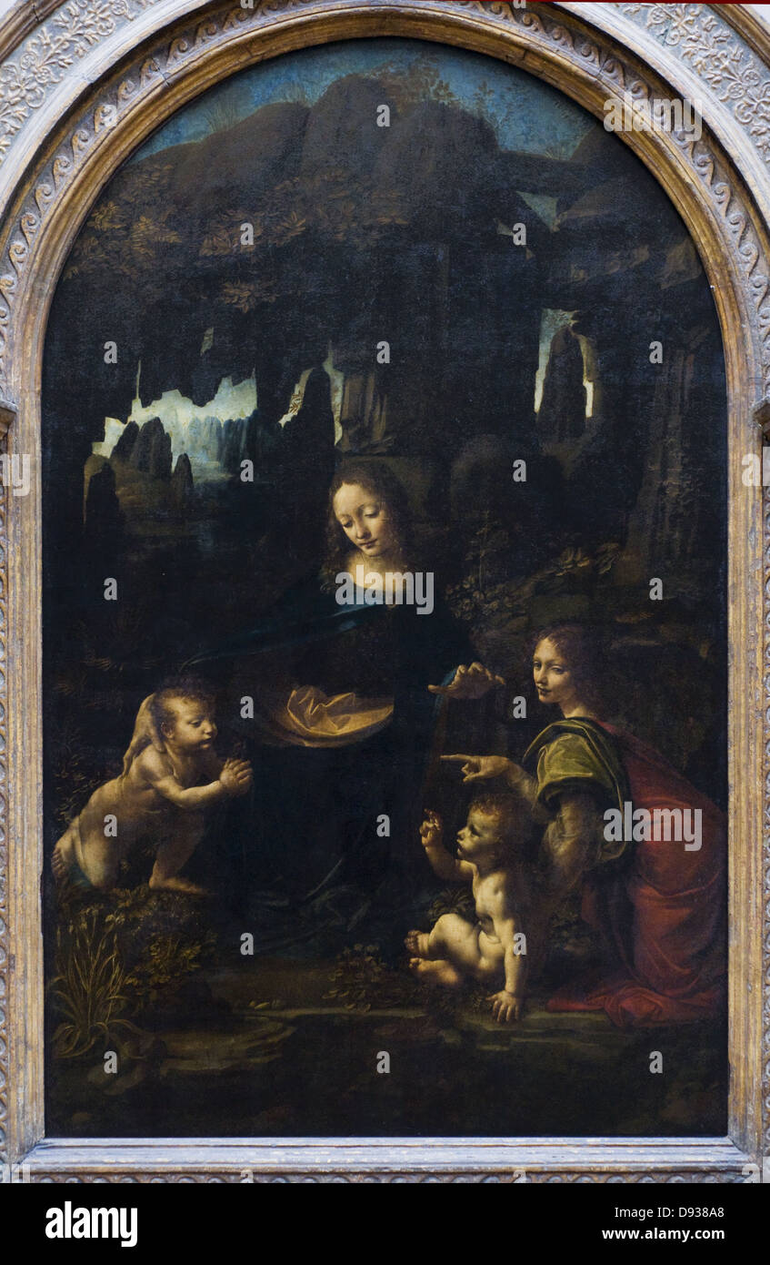 Da vinci the virgin of the rocks hi-res stock photography and images ...