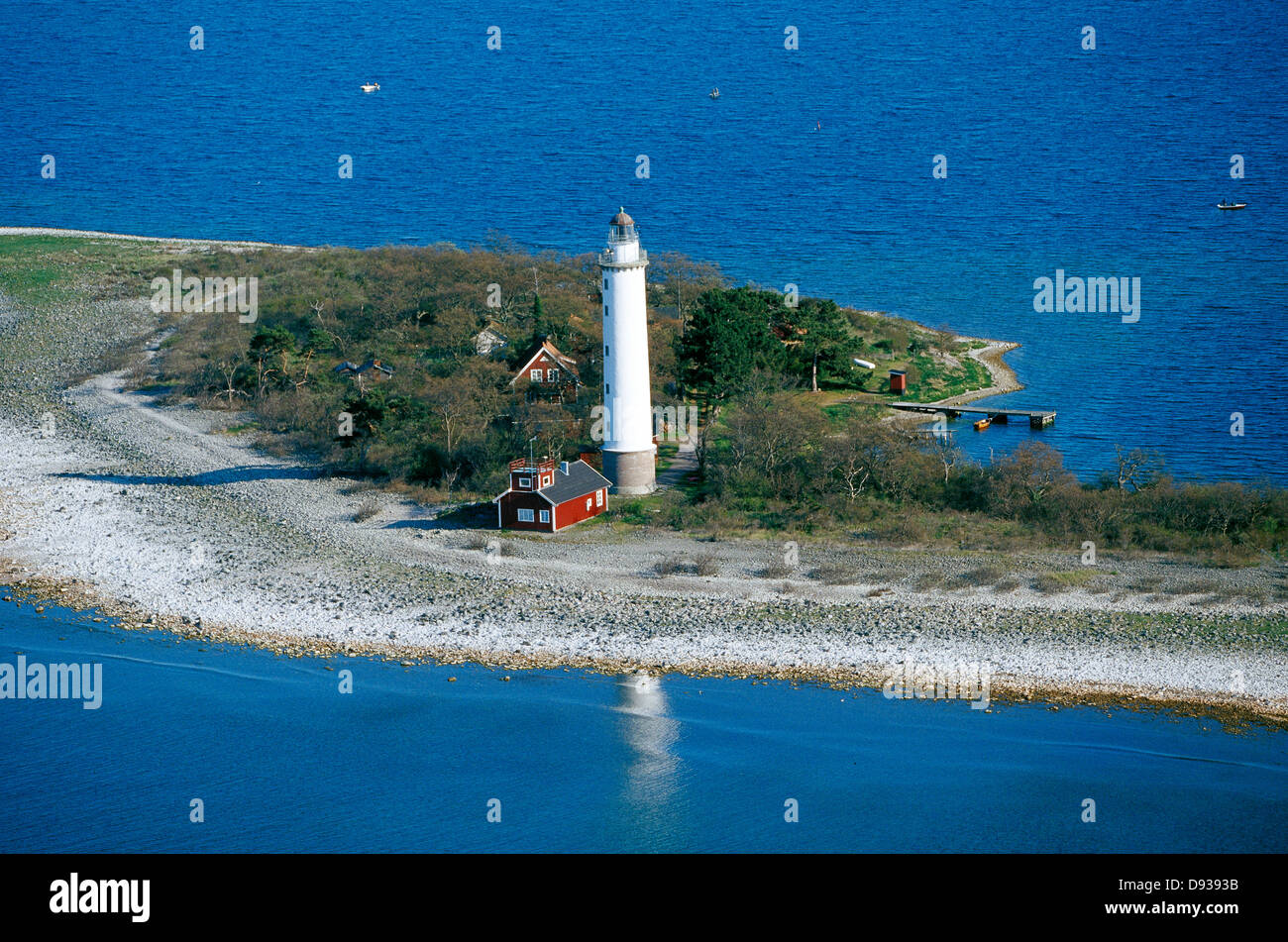 Lighthouse at the north of Oland Stock Photo - Alamy