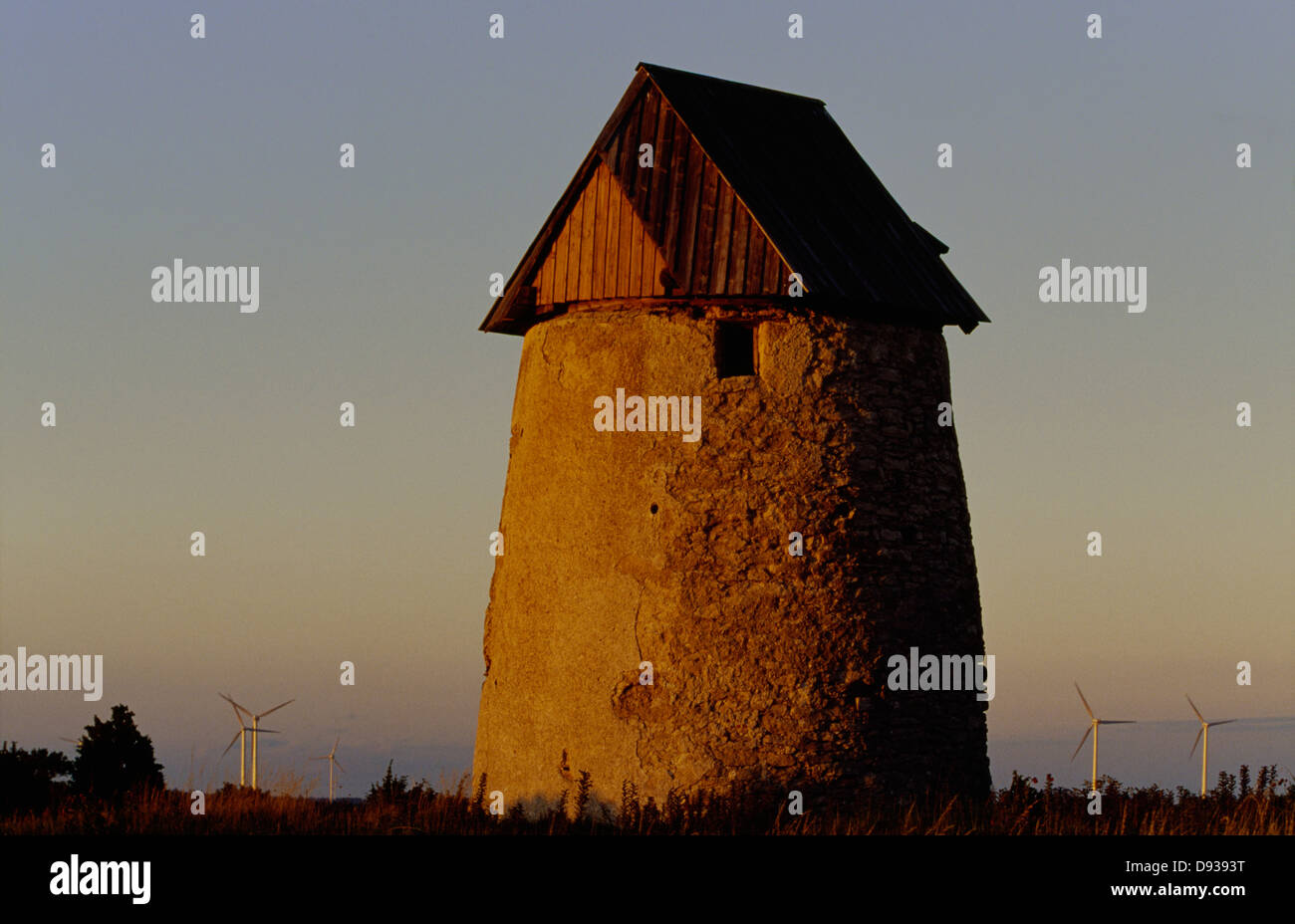 View with windmill hi-res stock photography and images - Alamy