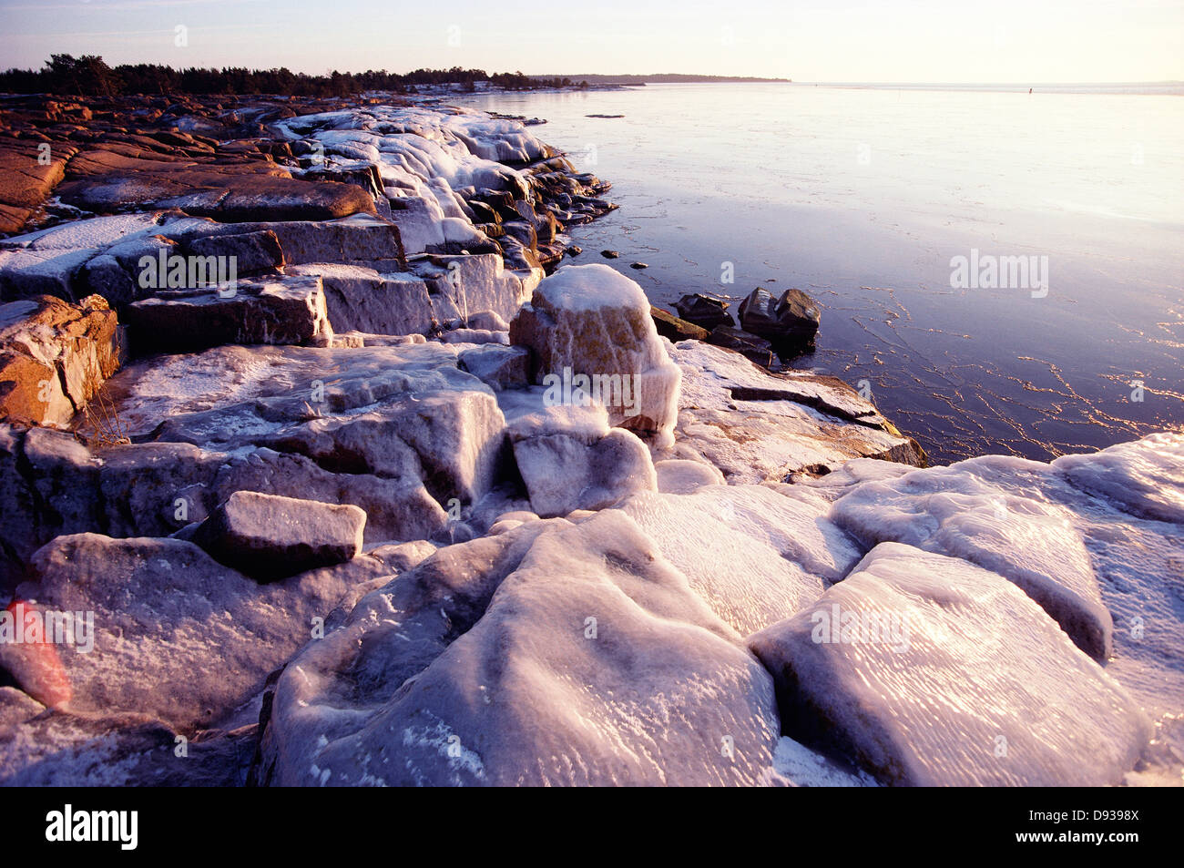 Archipelago in the winter Stock Photo - Alamy