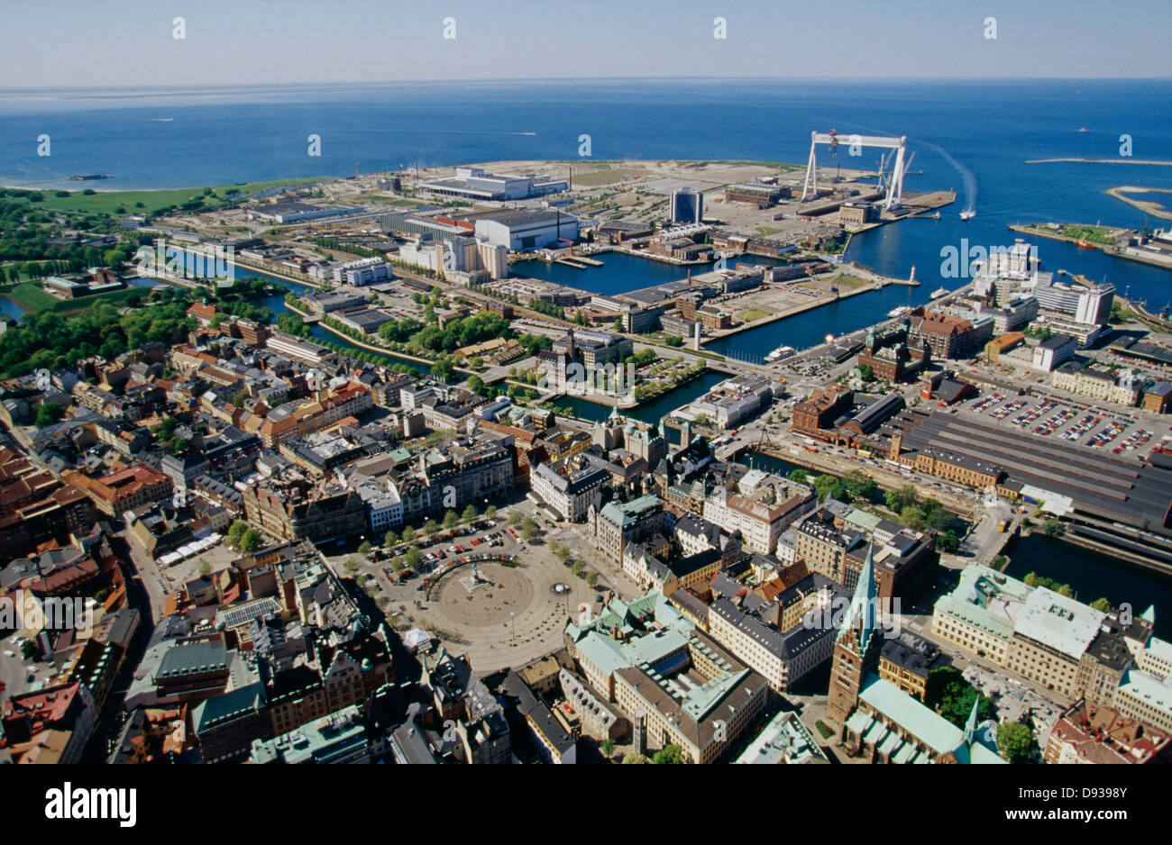 View of harbour Stock Photo - Alamy