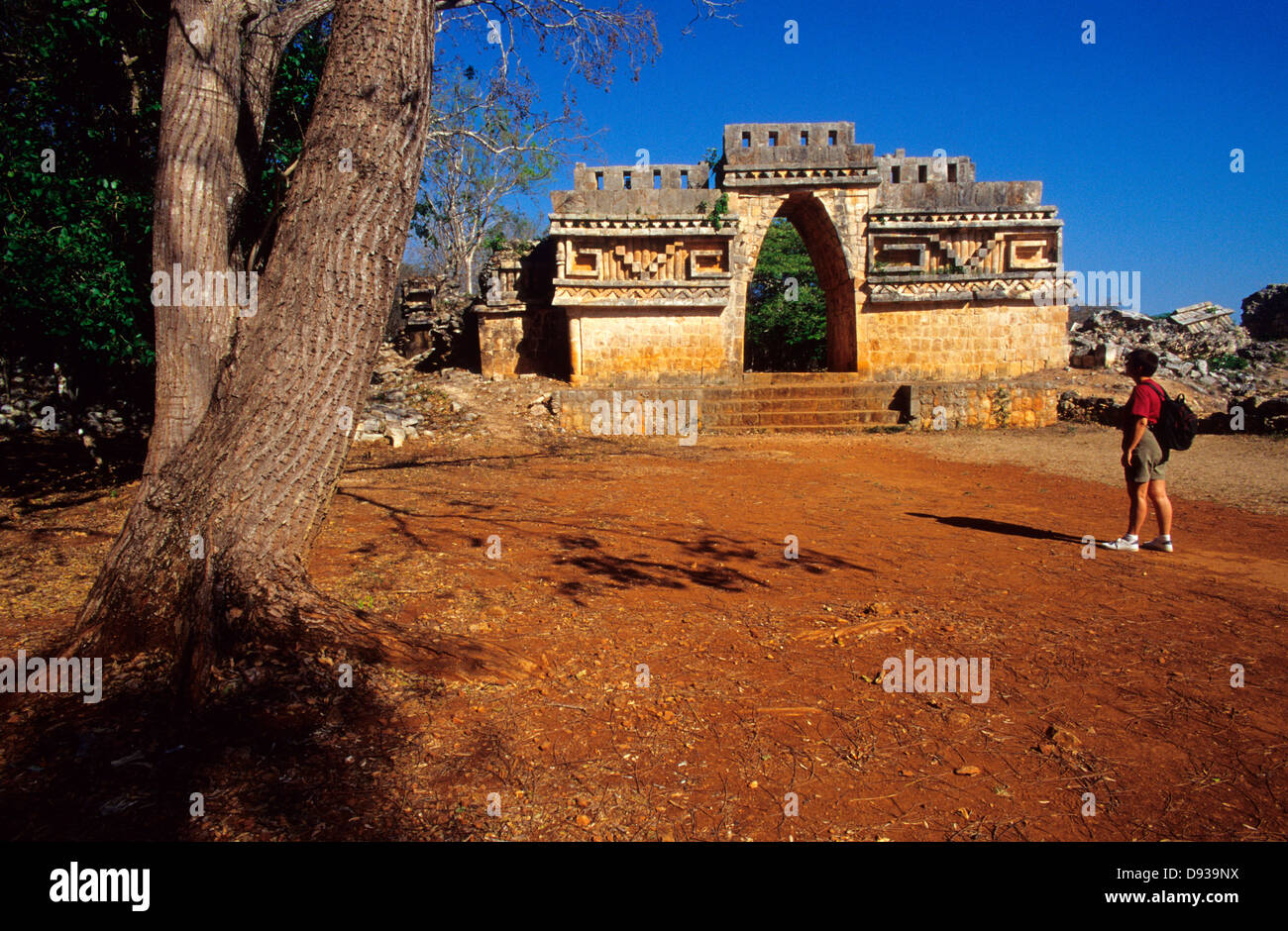 Labna Arch.Mayan ruins. Puuc Route.Yucatan.Mexico Stock Photo - Alamy