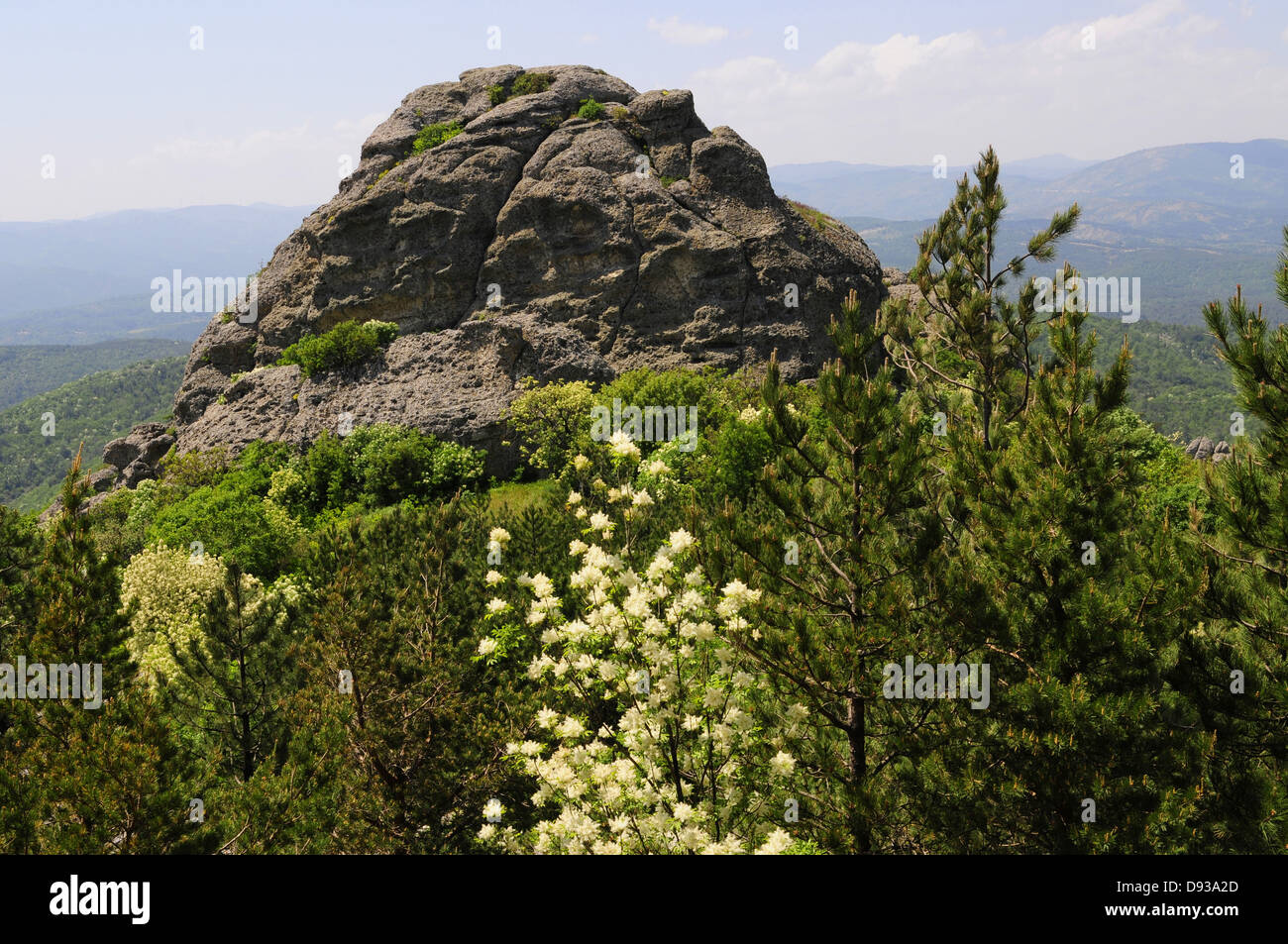 Kapsaló Rock, Dadia Highland, Thrace, Greece Stock Photo - Alamy