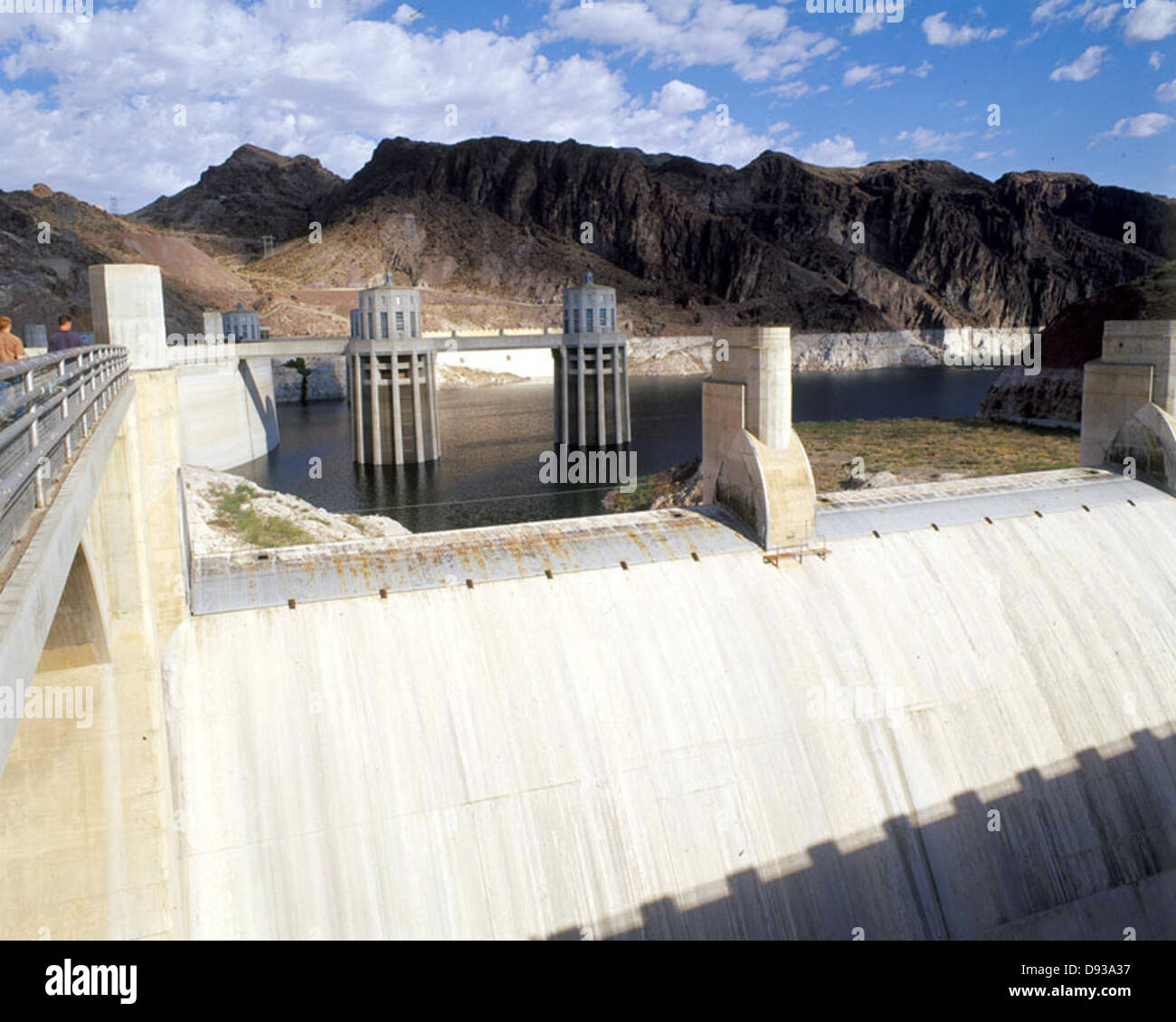 This image showcases the Hoover Dam, one of the most significant ...